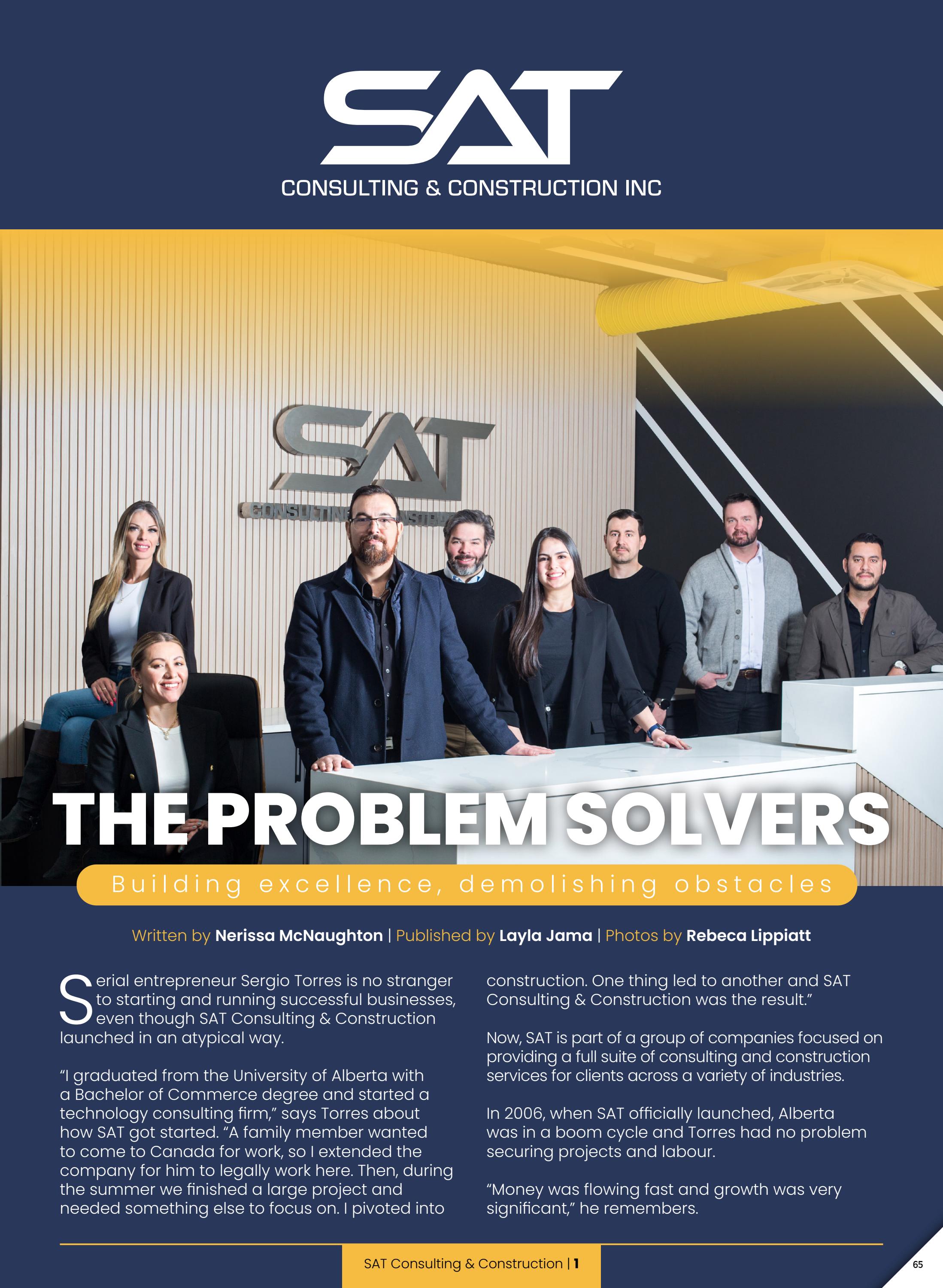 SAT Consulting & Construction - Celebrates Business Excellence by ...