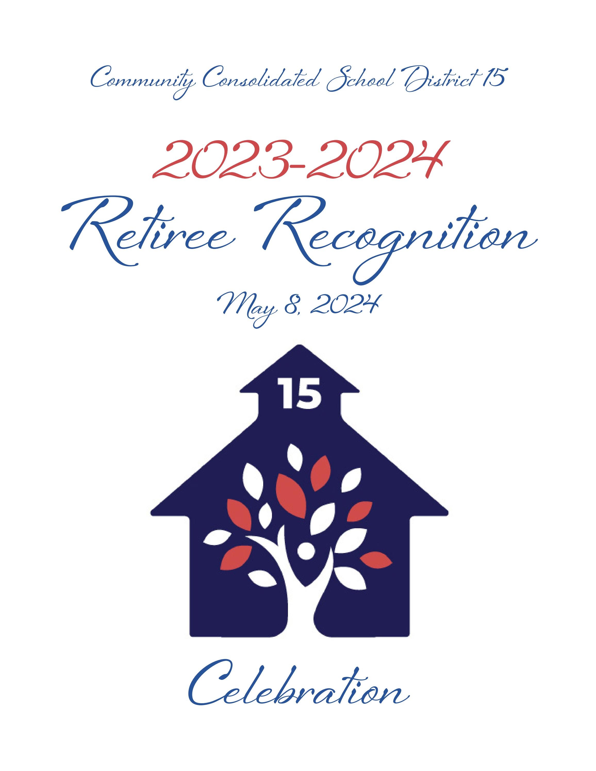 2023-24 CCSD15 Retiree Recognition Program by Community Consolidated ...