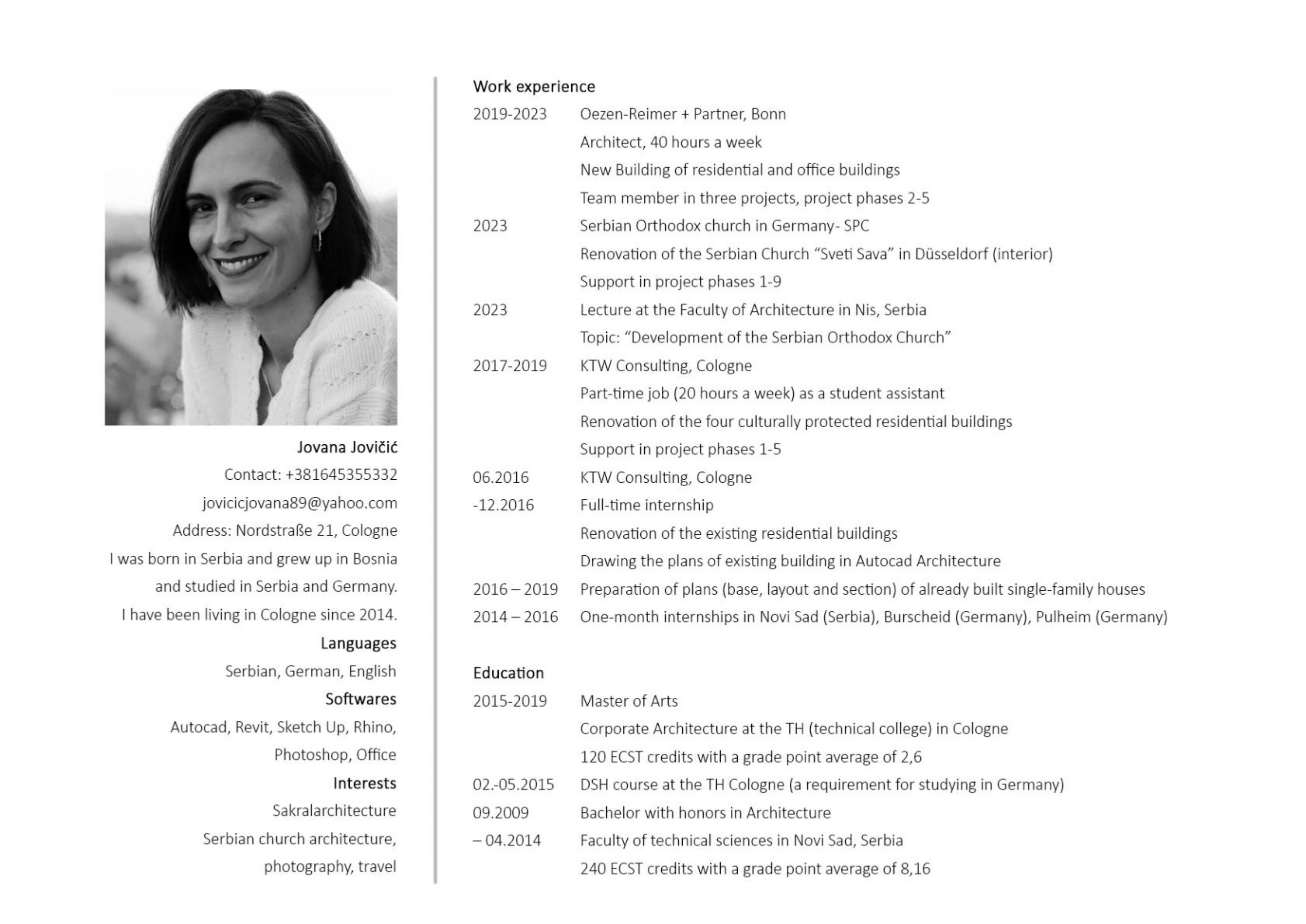 cv+portofolio by Jovana Jovicic - Issuu