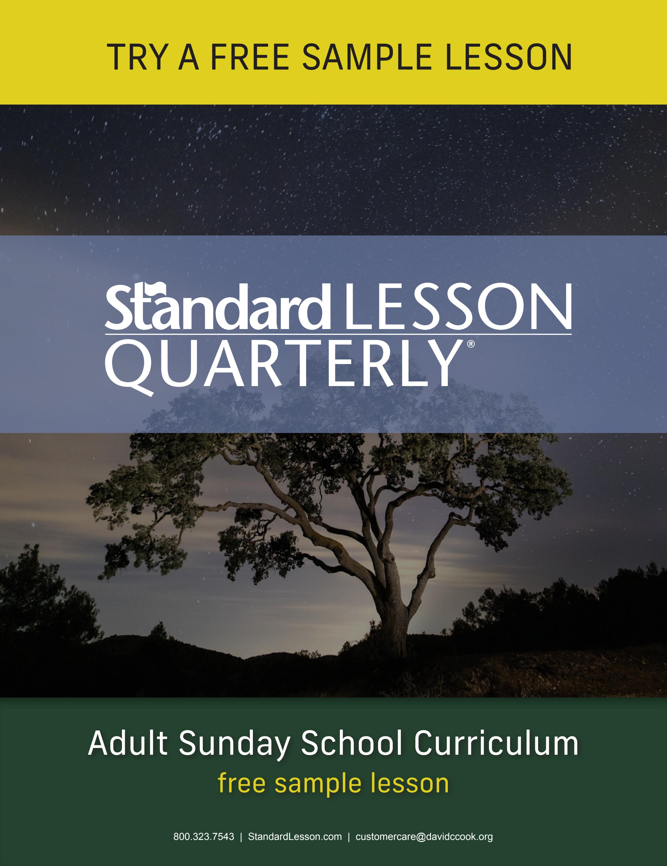 Standard Lesson Quarterly by David C Cook - Issuu