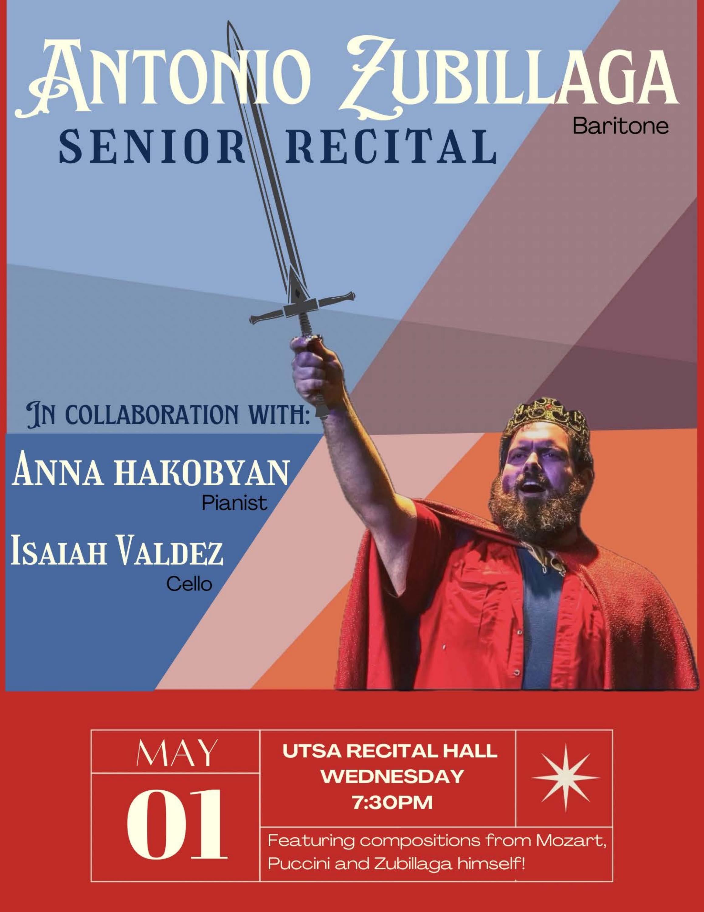 Antonio Zubillaga - Senior Recital by UTSA School of Music - Issuu