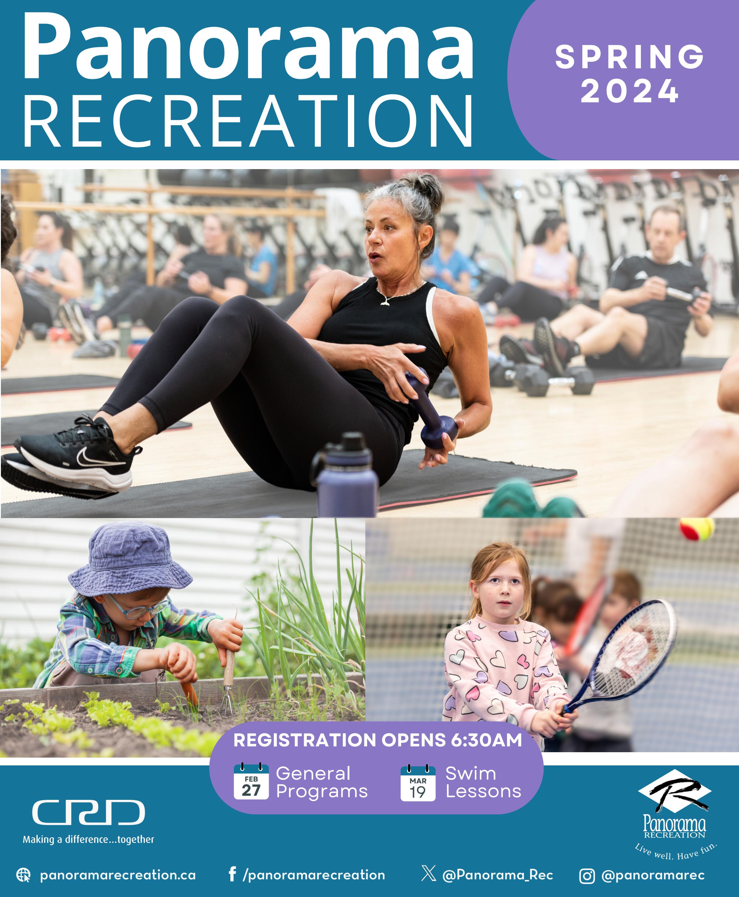 Panorama Recreation 2024 Spring Brochure by Panorama Recreation - Issuu