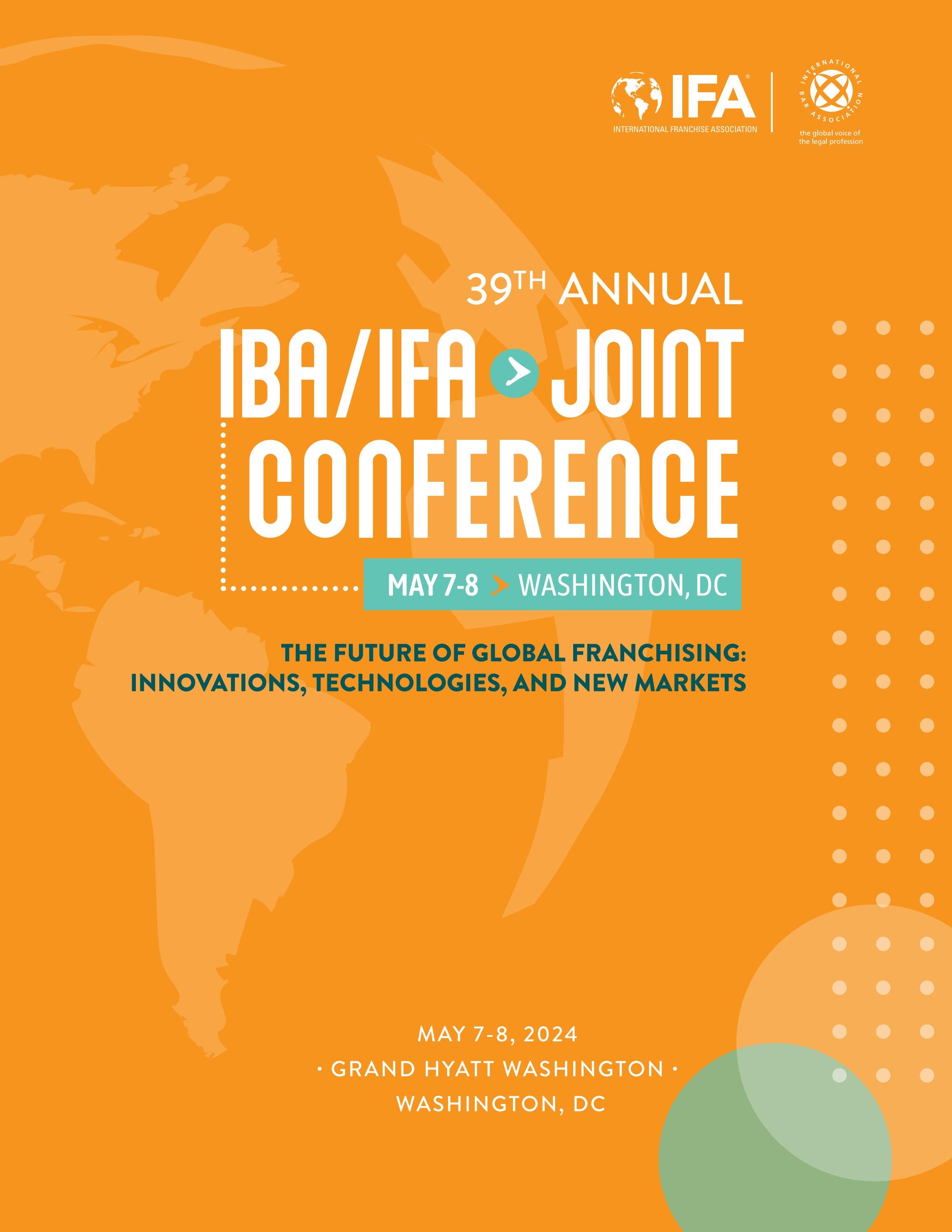 2024 IBA/IFA Joint Conference Brochure by International Franchise ...
