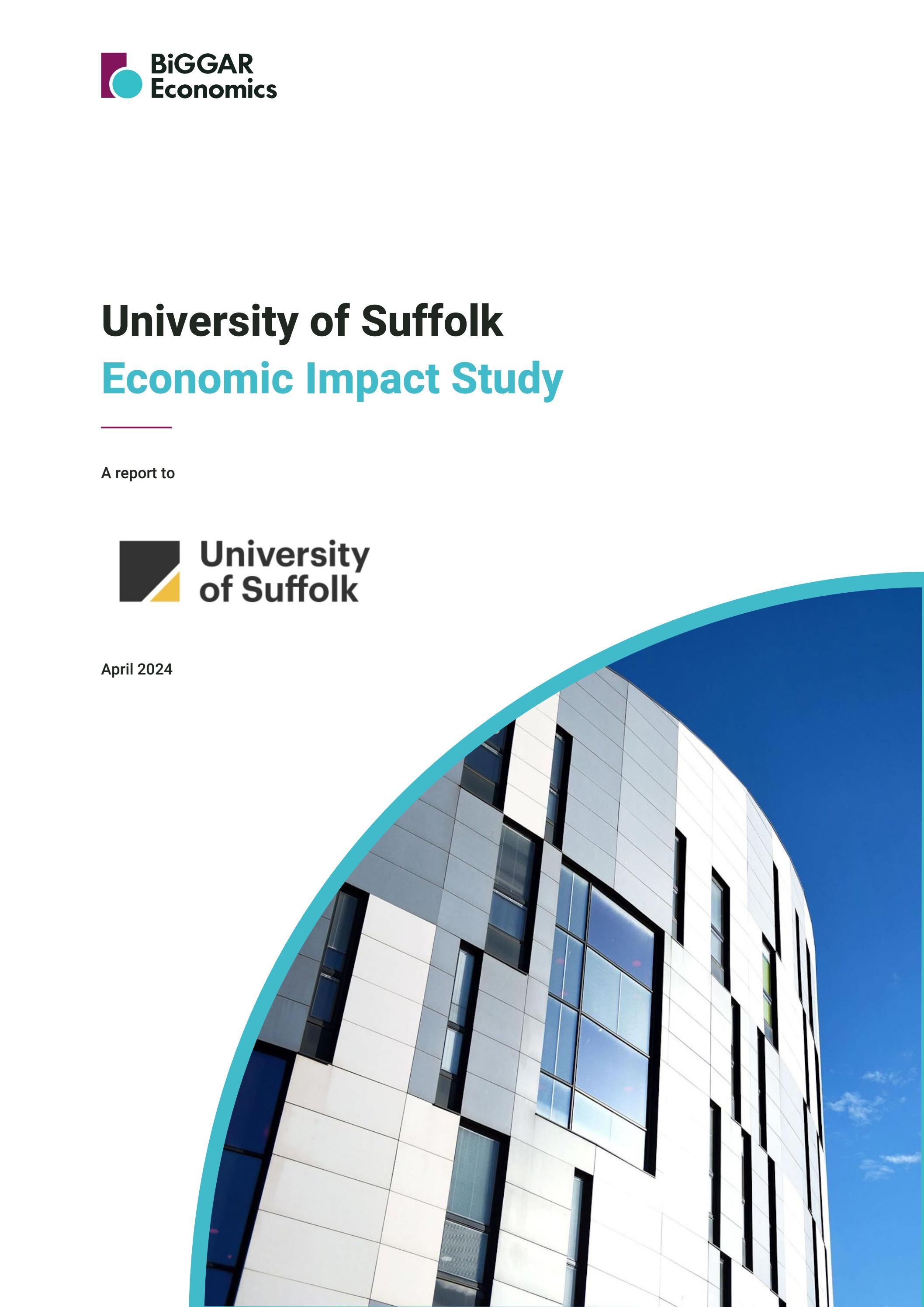 University of Suffolk Economic Impact Study 2024 by University of ...