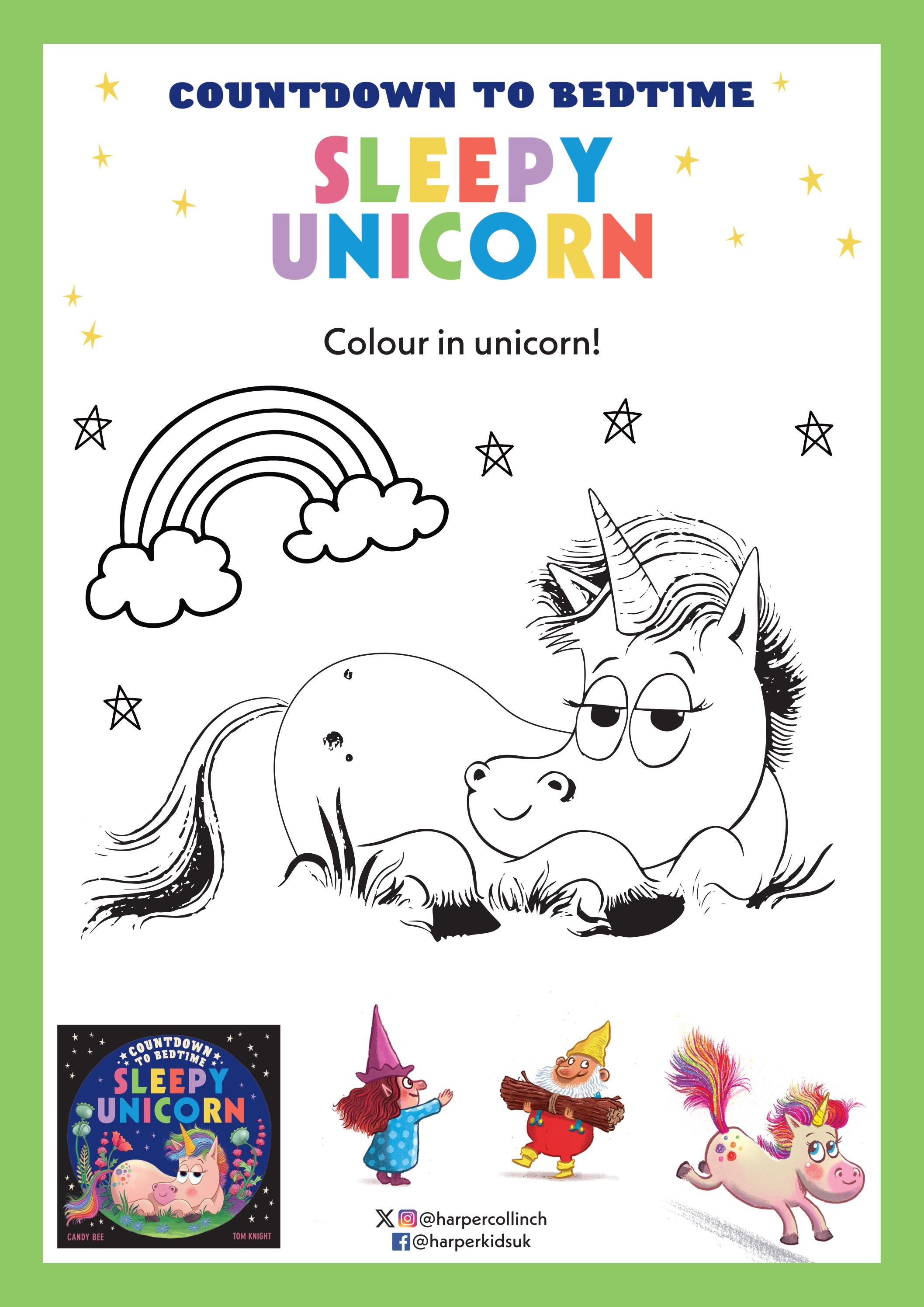 Countdown to Bedtime Sleepy Unicorn by harpercollinschildrens - Issuu