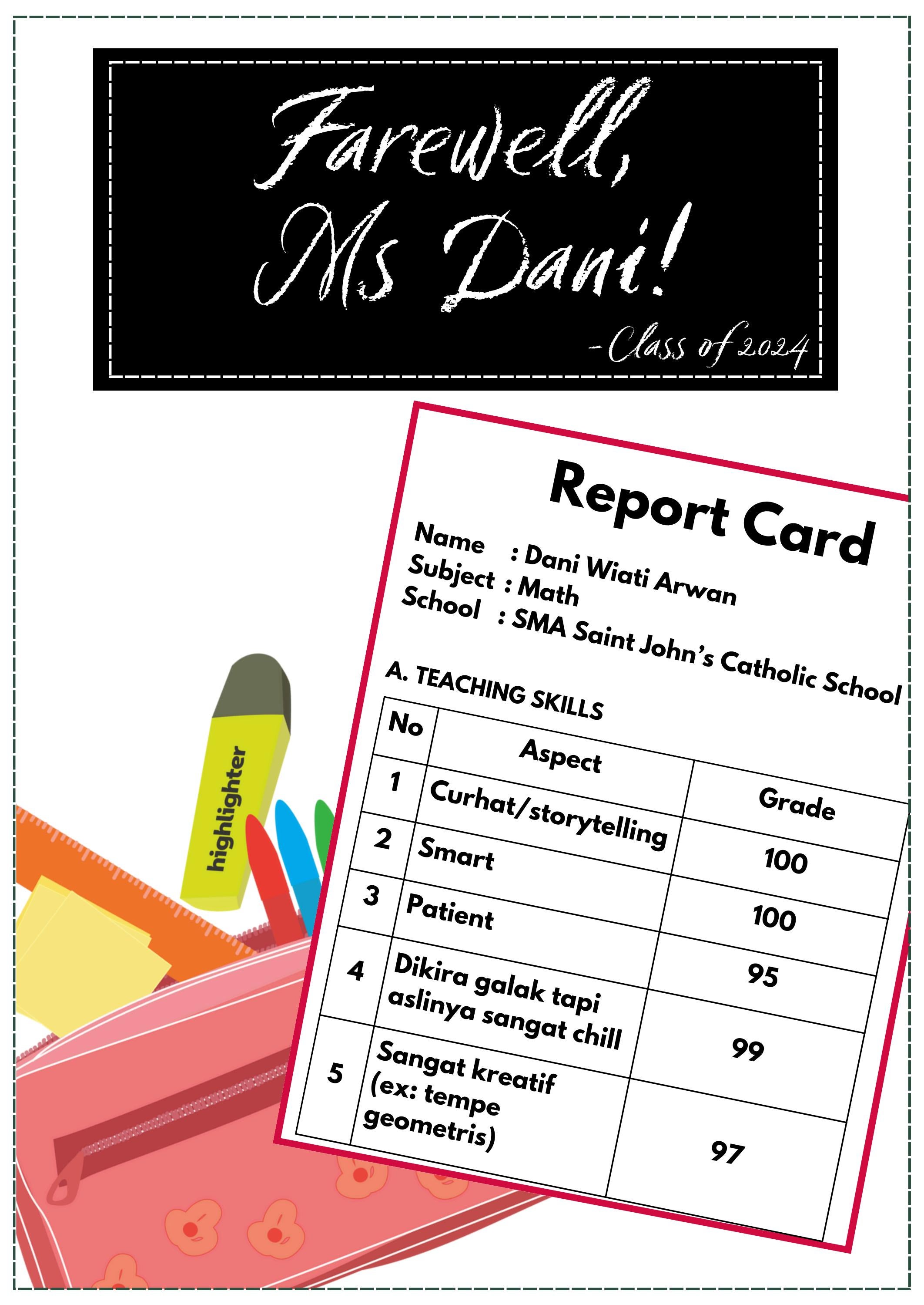 Farewell, Ms Dani! by Natasya - Issuu