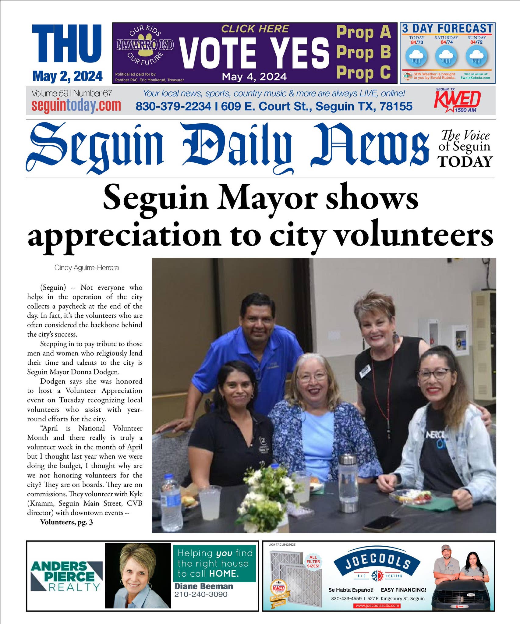 SDN: May 2, 2024 by Seguin Today - Issuu