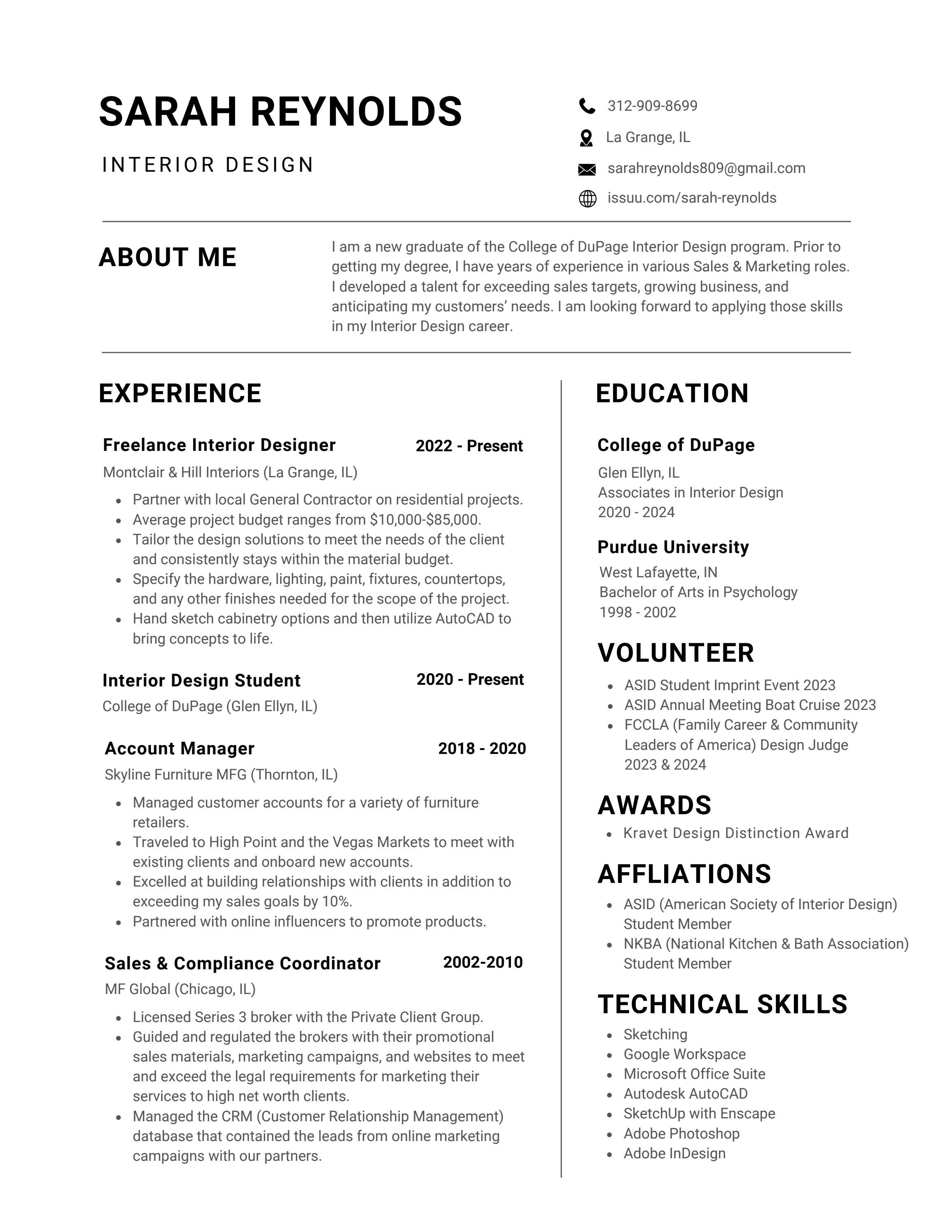Sarah Reynolds Resume by Sarah Reynolds - Issuu
