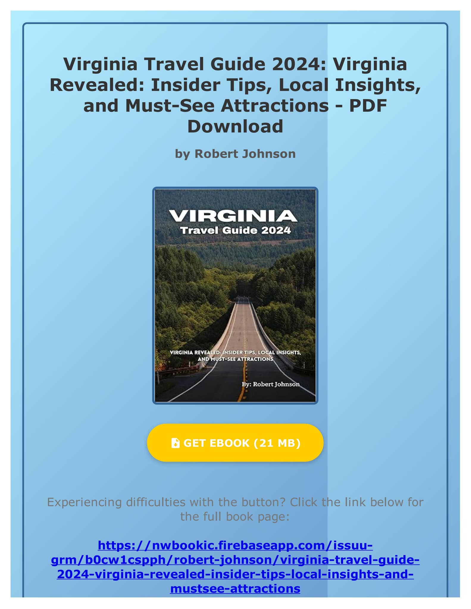 (PDF) Free Virginia Travel Guide 2024: Virginia Revealed: Insider Tips ...