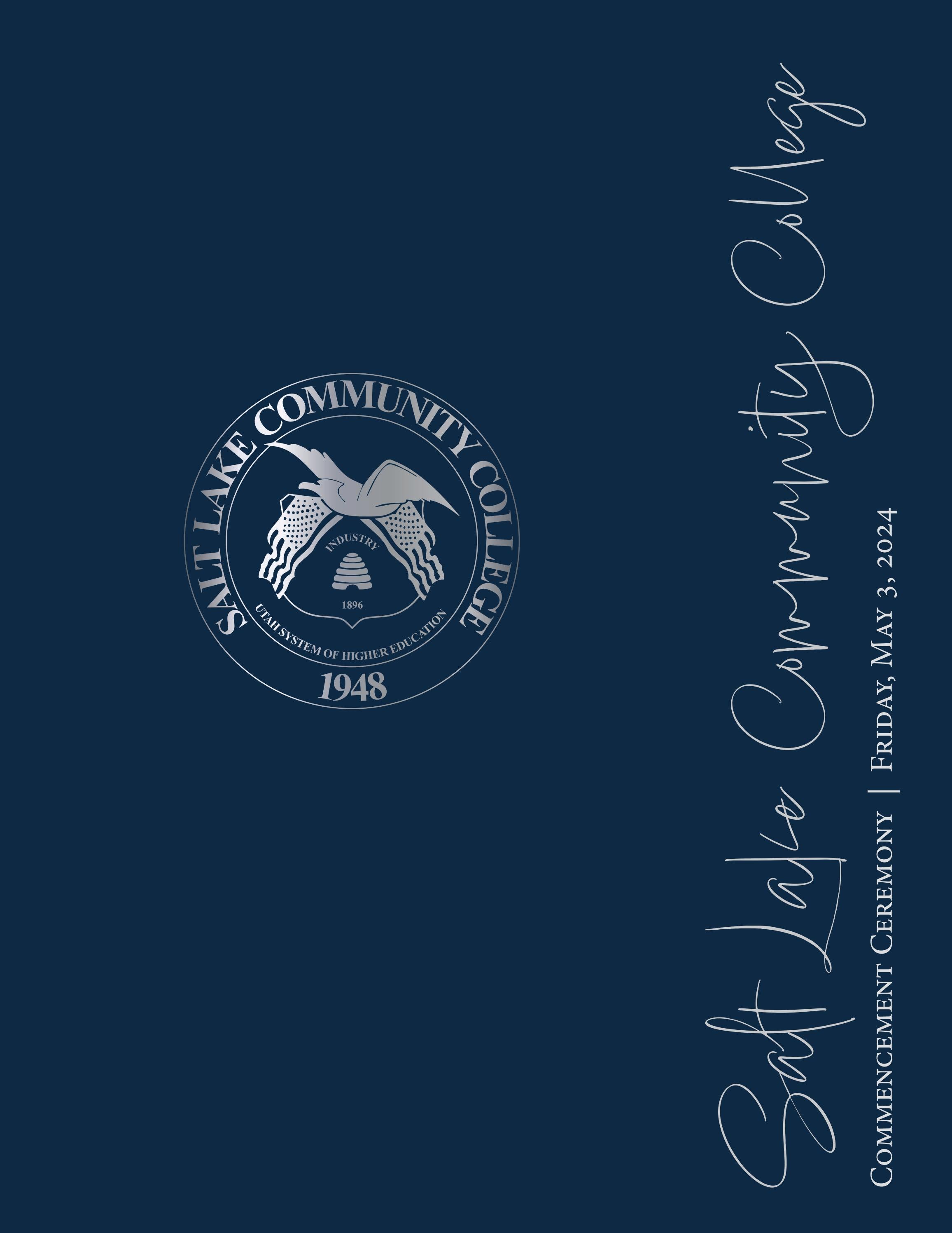 2024 SLCC Commencement Program by Salt Lake Community College - Issuu