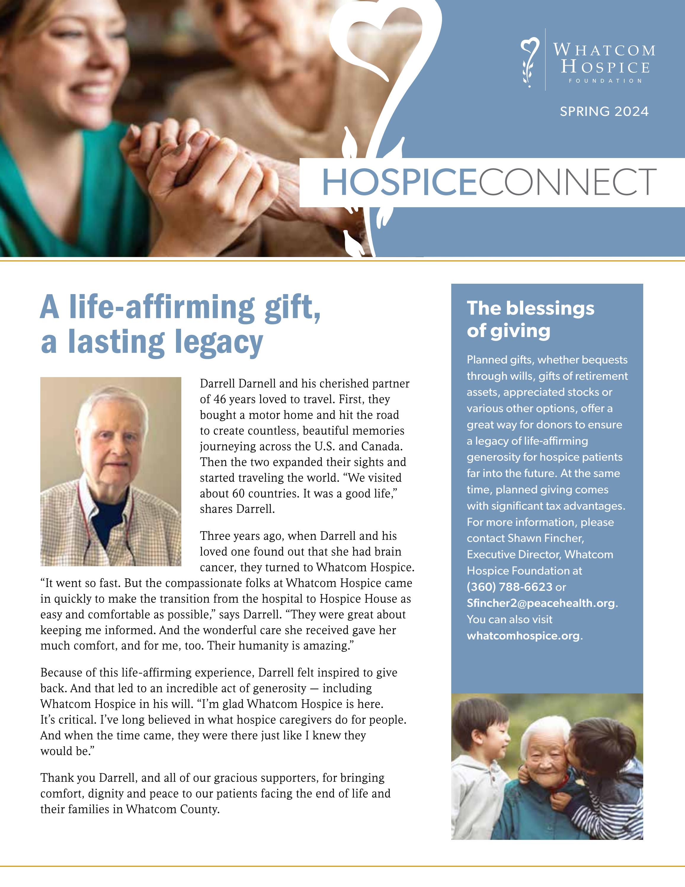 Whatcom Hospice Connect March 2024 by PeaceHealth Foundations - Issuu