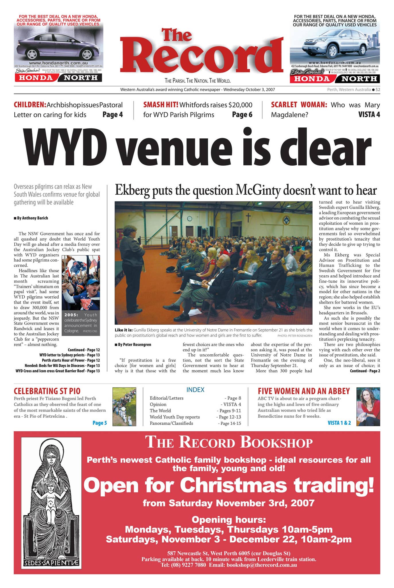 The Record Newspaper 03 October 2007 by The Record - Issuu