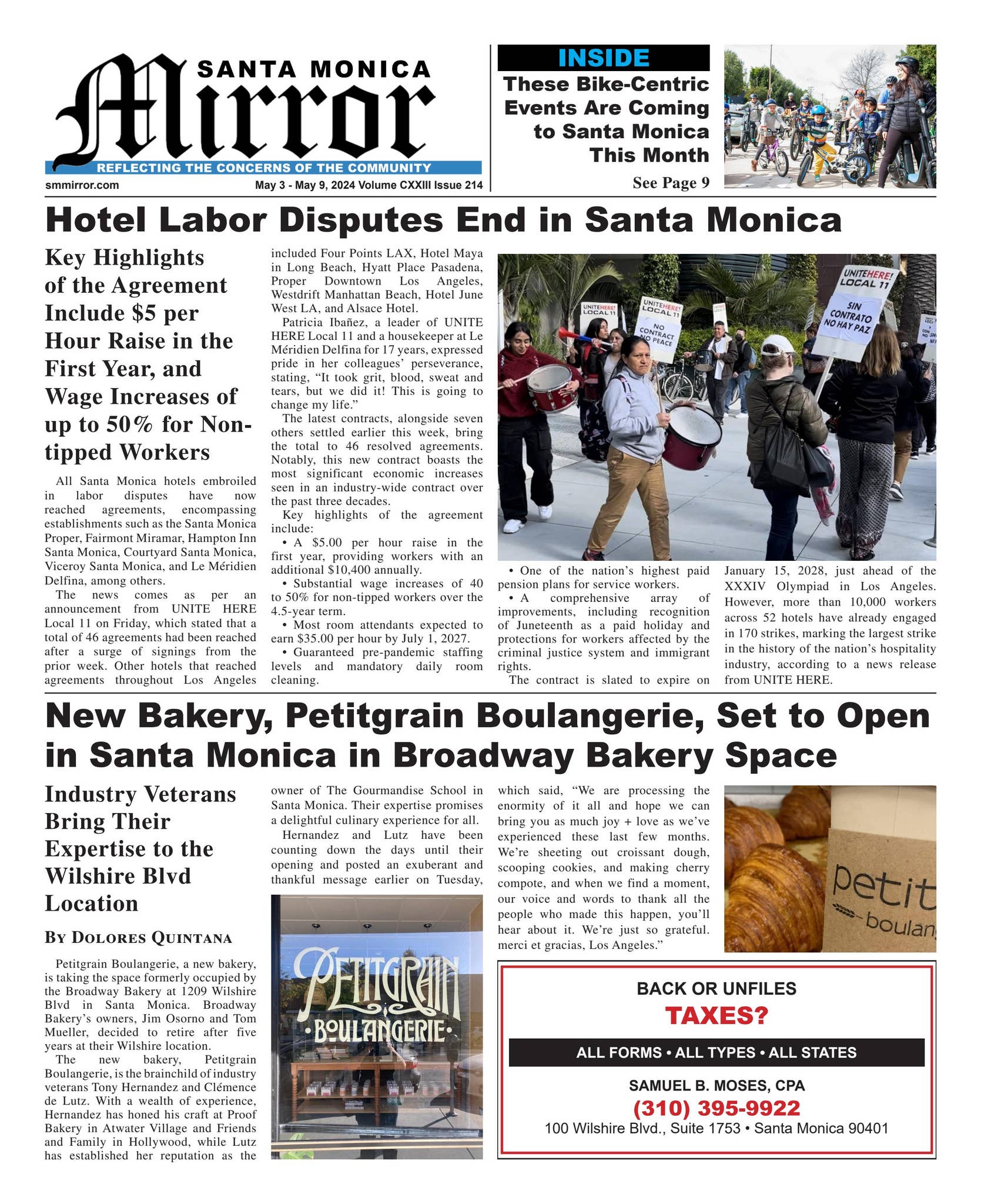 Santa Monica Mirror: May 3 - May 9, 2024 by Mirror Media Group/ Modoc ...