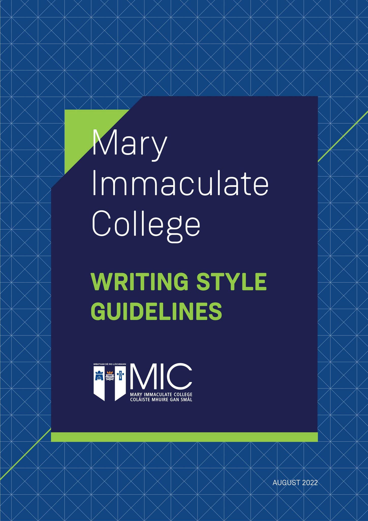 MIC Writing Style Guidelines by micireland - Issuu