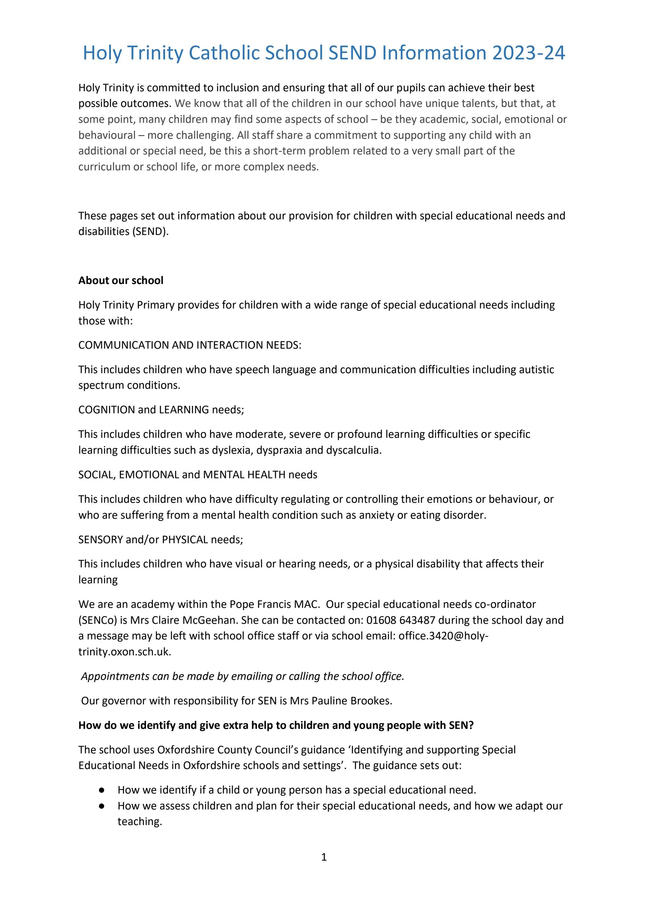 SEN Information by Schudio - Issuu