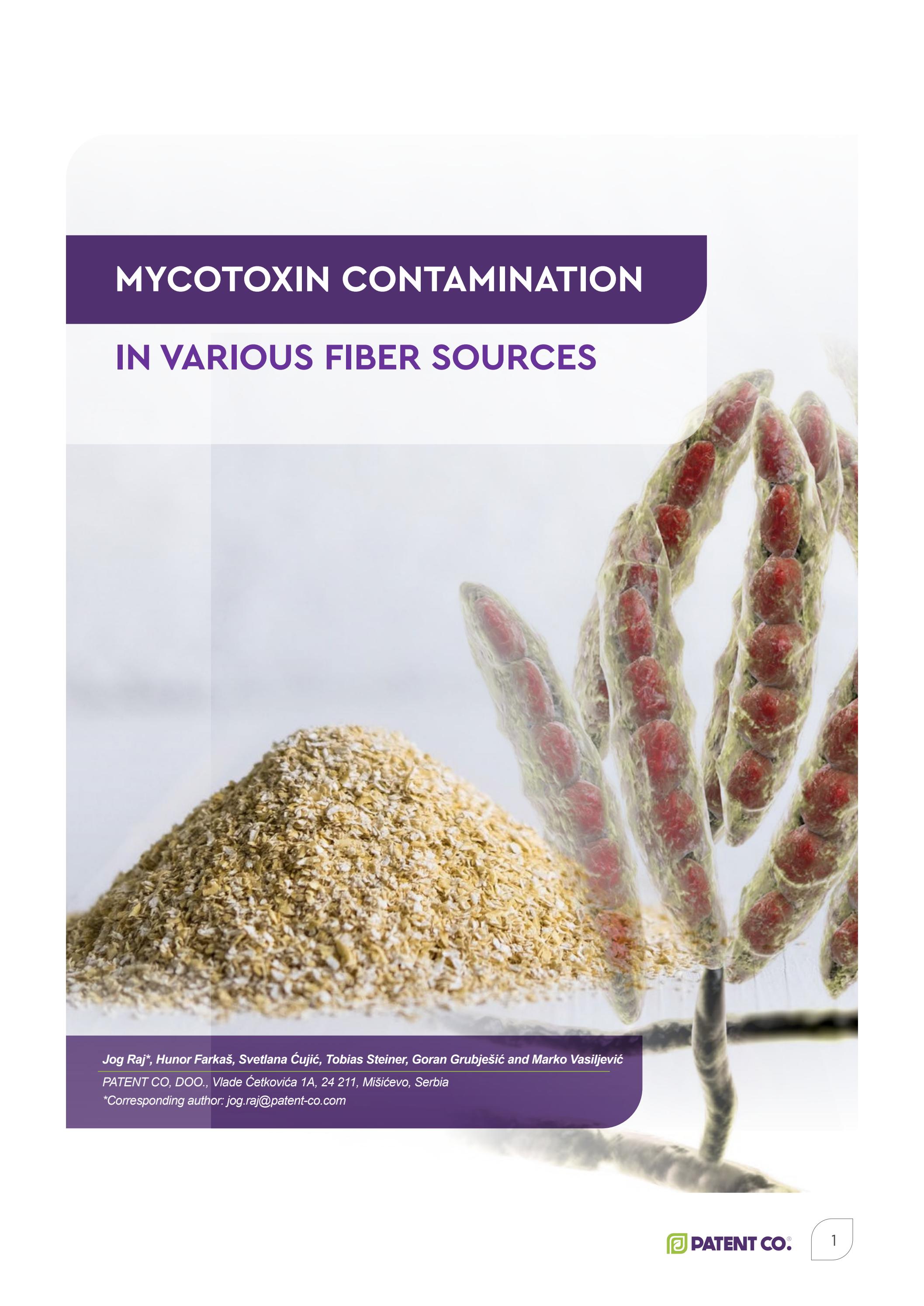 Mycotoxin contamination in various fiber sources by agriNews - Issuu