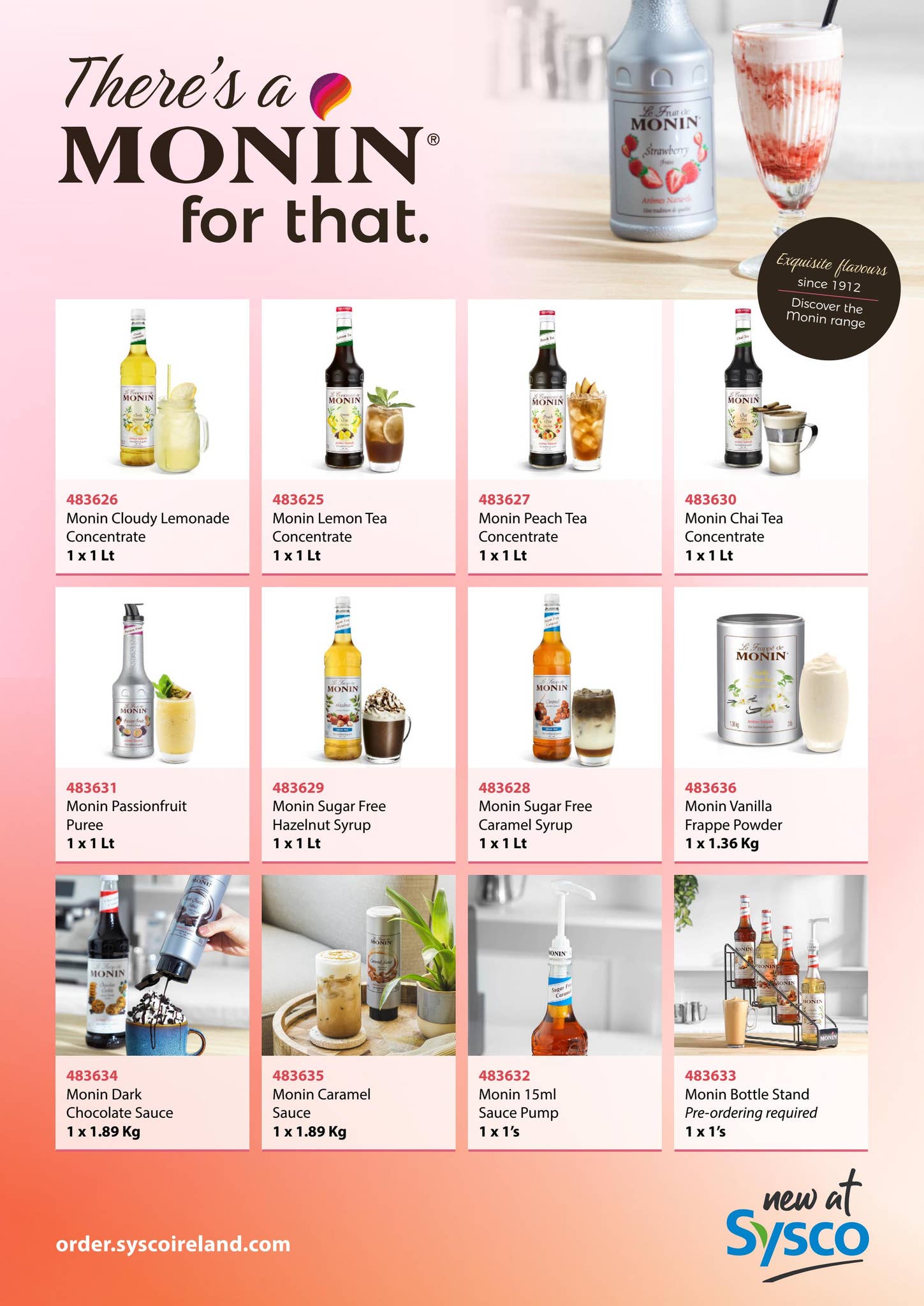 Monin - New Range by Sysco Ireland - Issuu