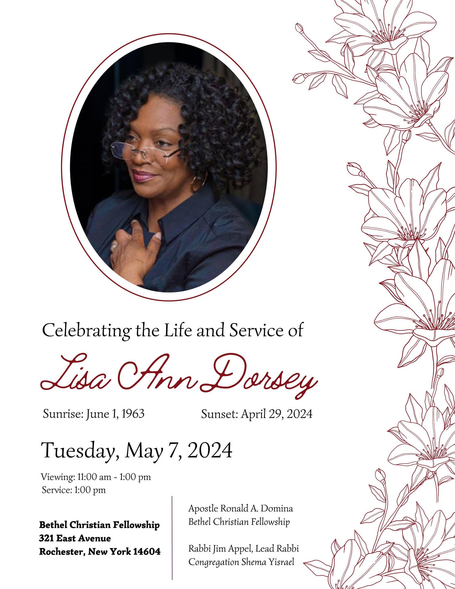 Program Lisa Ann Dorsey May 7, 2024 by David Riddell - Issuu