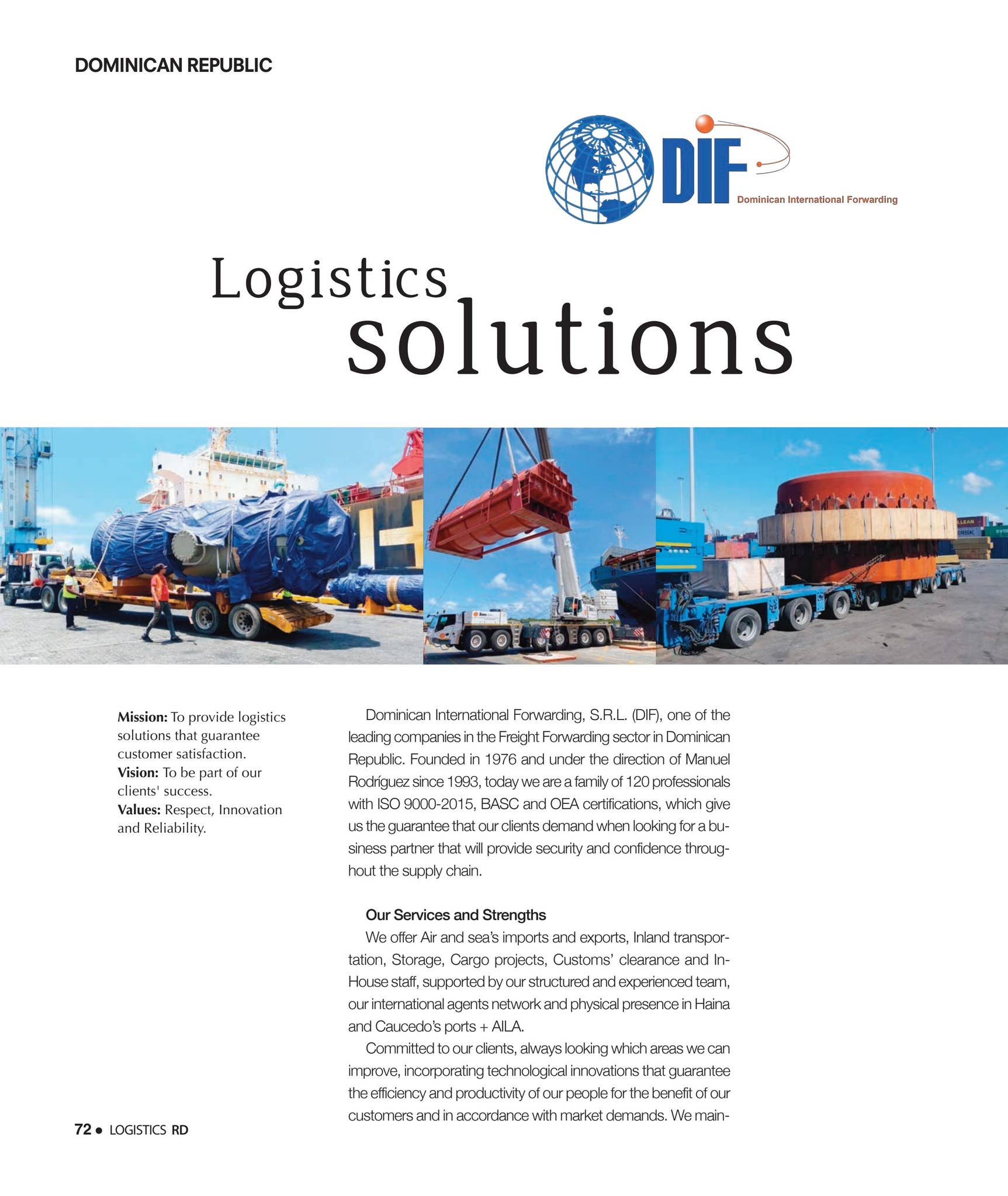 DR Logistics Guide by Asociación Dominicana de Zonas Francas - Issuu