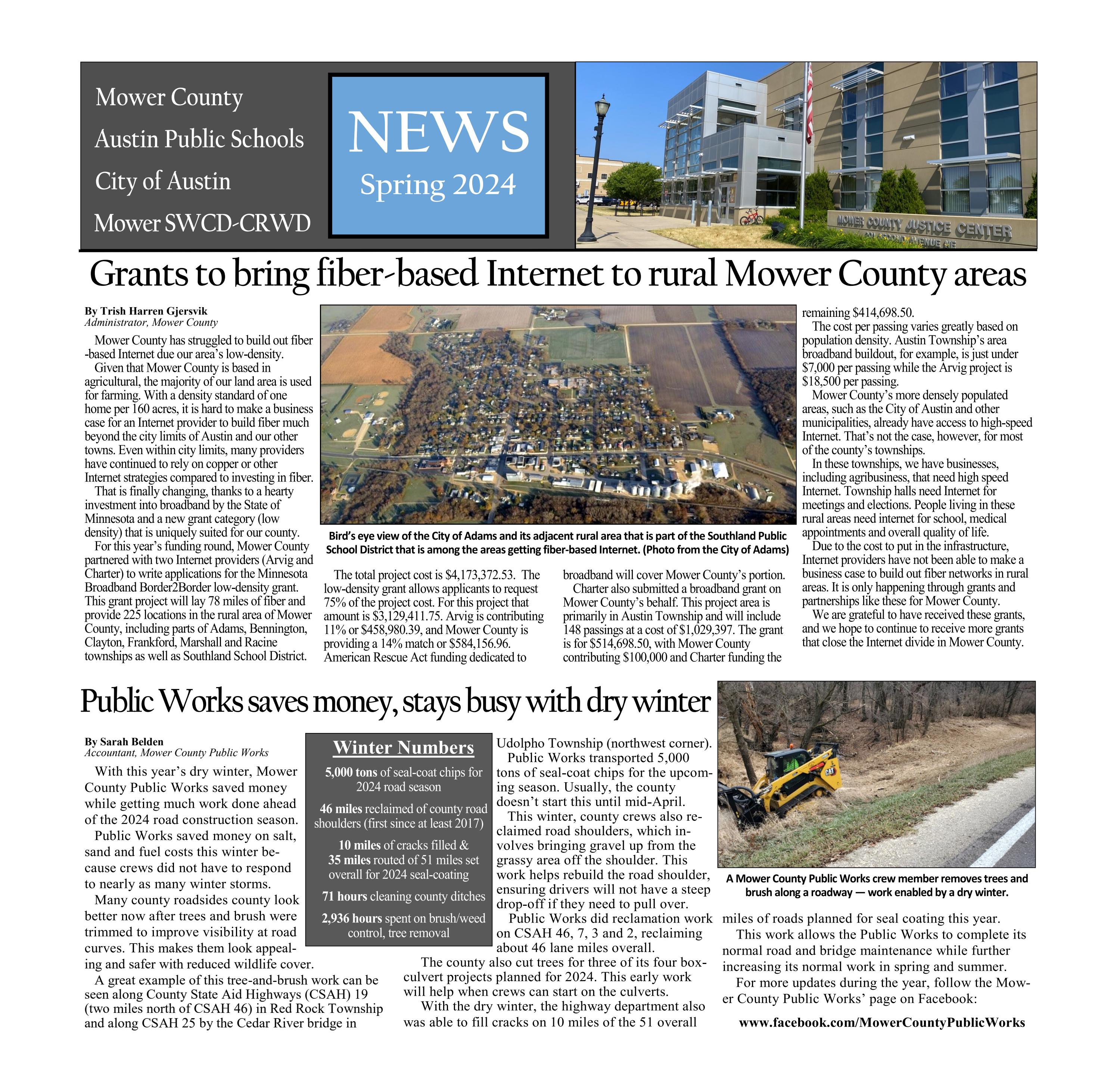 Spring 2024 local government news tab by mowerswcd - Issuu