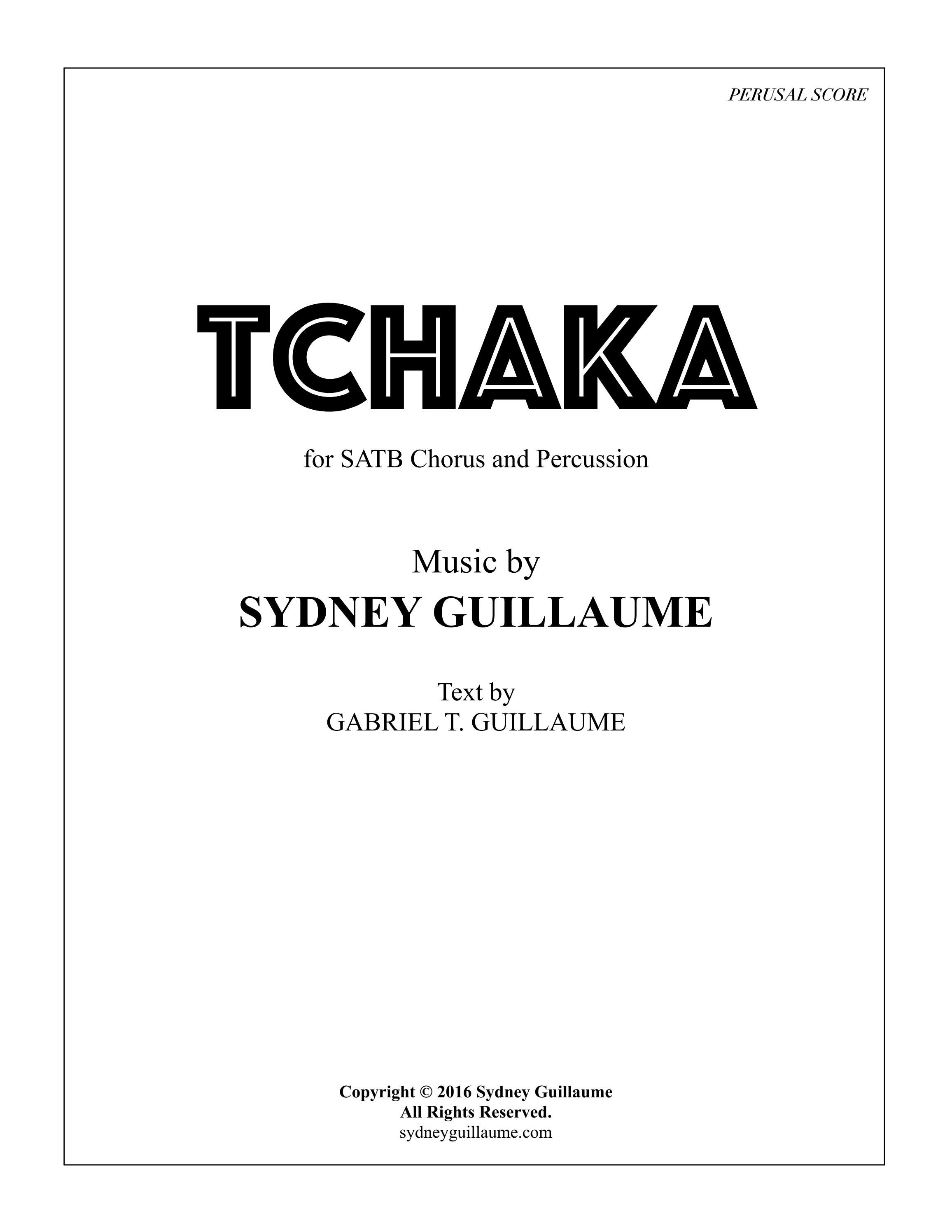 Tchaka by Sydney Guillaume - Issuu