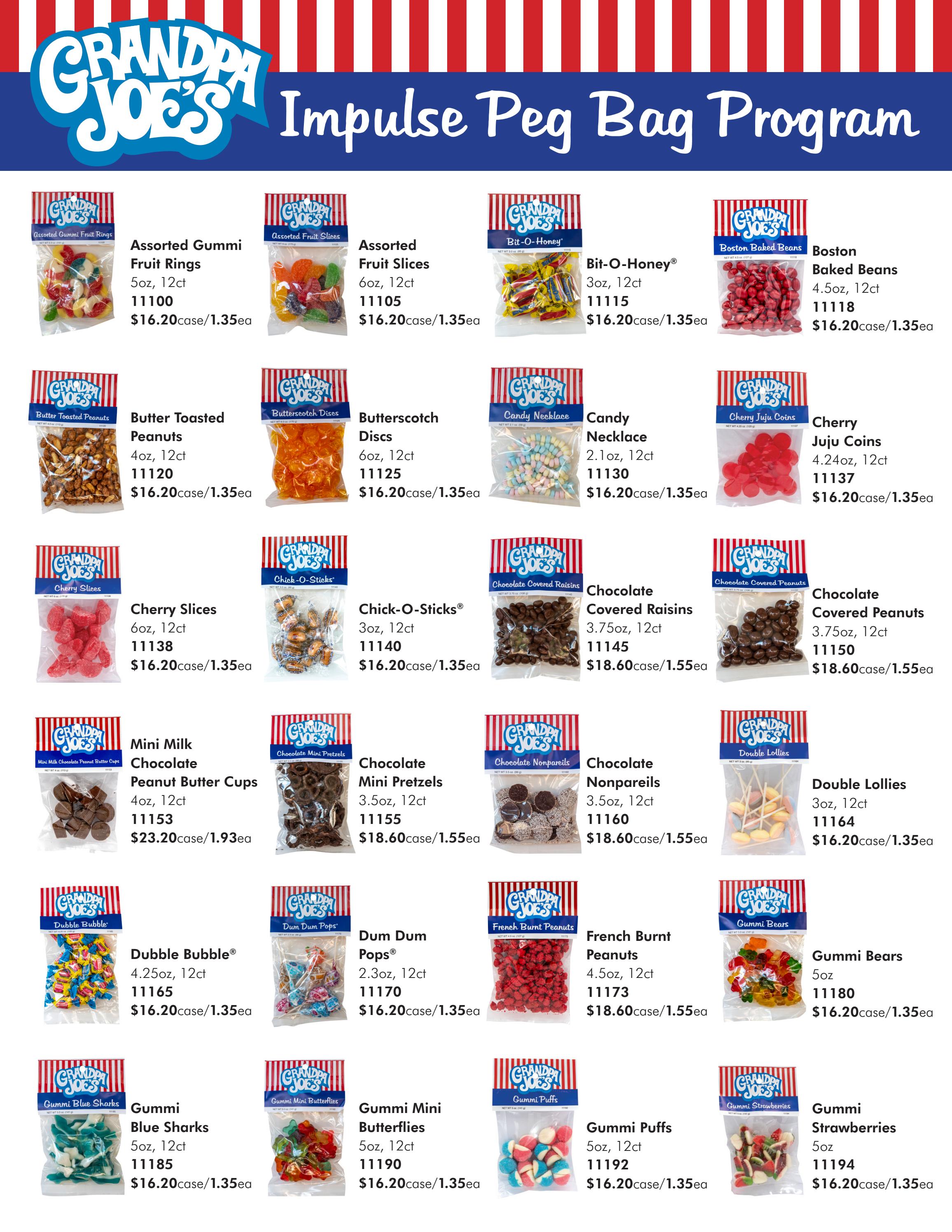 Grandpa Joe's Impulse Peg Bag Program by grandpajoescandyshop - Issuu
