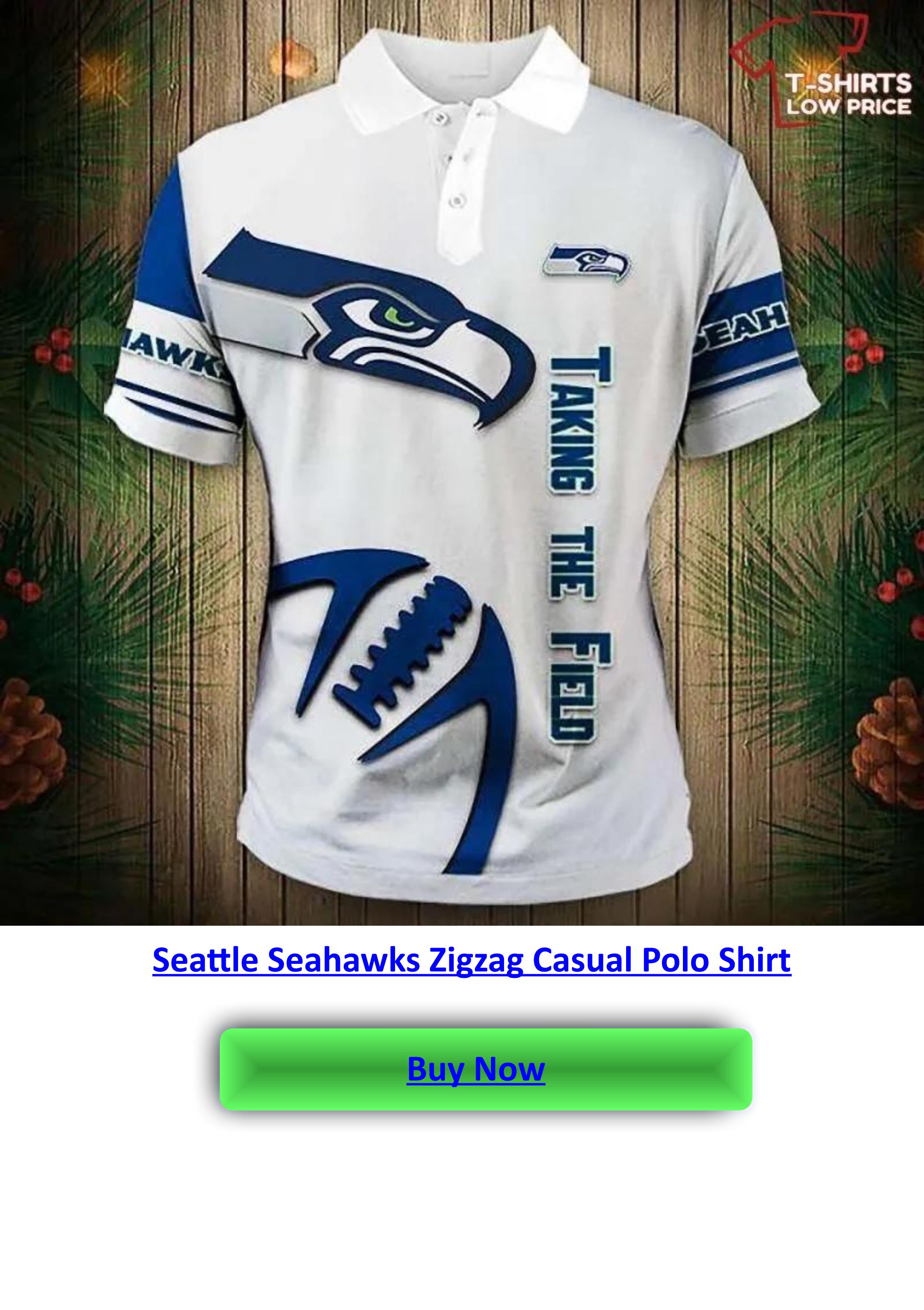 Seattle Seahawks Zigzag Casual Polo Shirt by Tshirts Low Price - Issuu