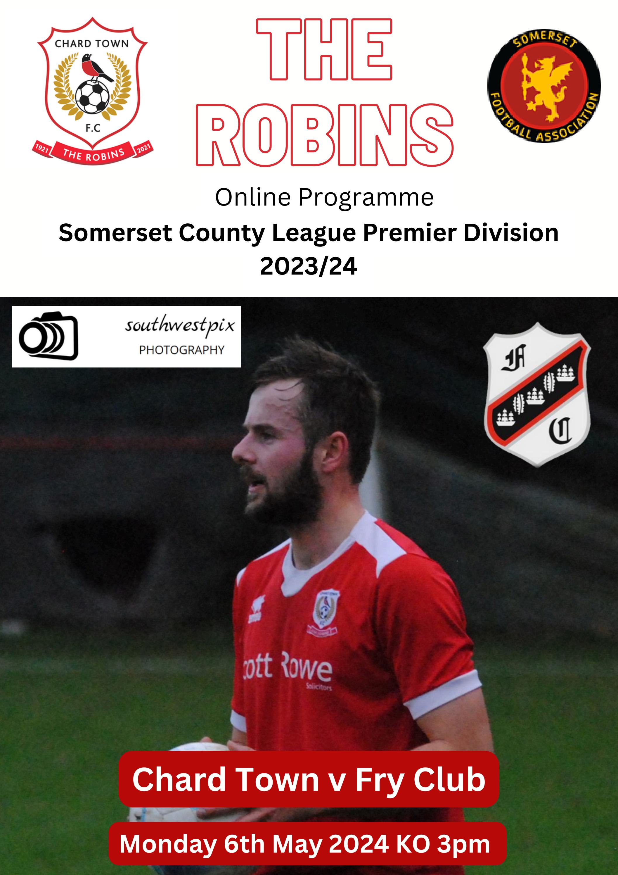 Chard Town FC v Fry Club by chardtownfc - Issuu