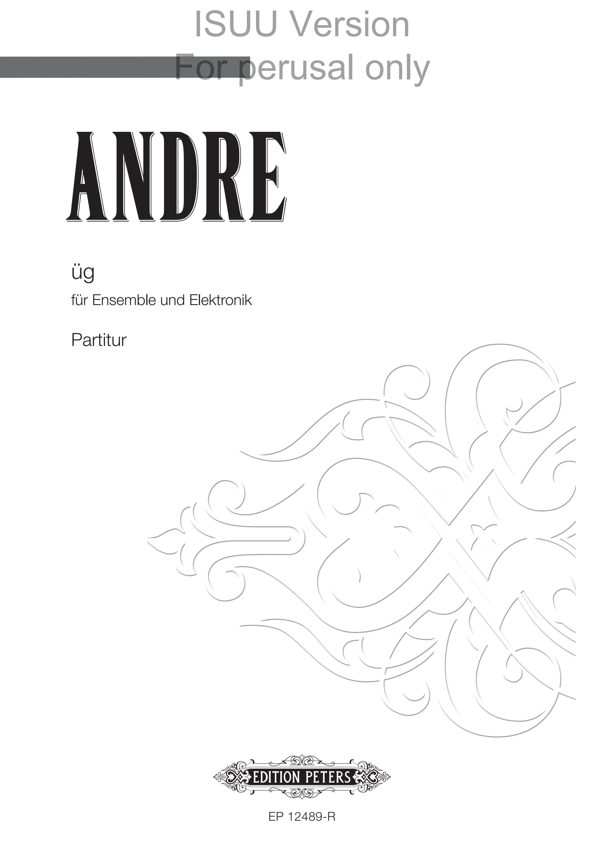 Mark Andre_üg_EP12489_Score_ISUU Version - For perusal only by ScoresOnDemand - Issuu