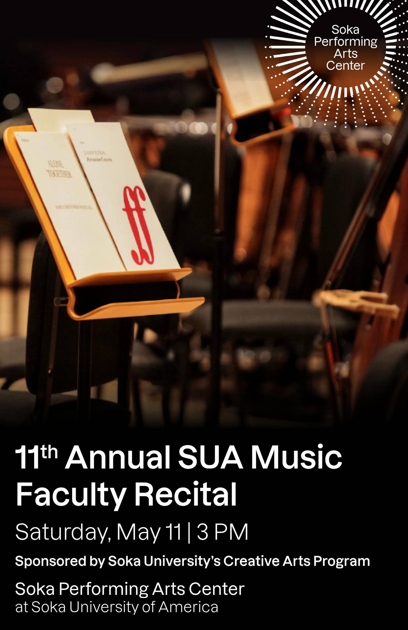 2024.05.11 | 11th Annual SUA Music Faculty Recital by Soka Performing Arts Center - Issuu