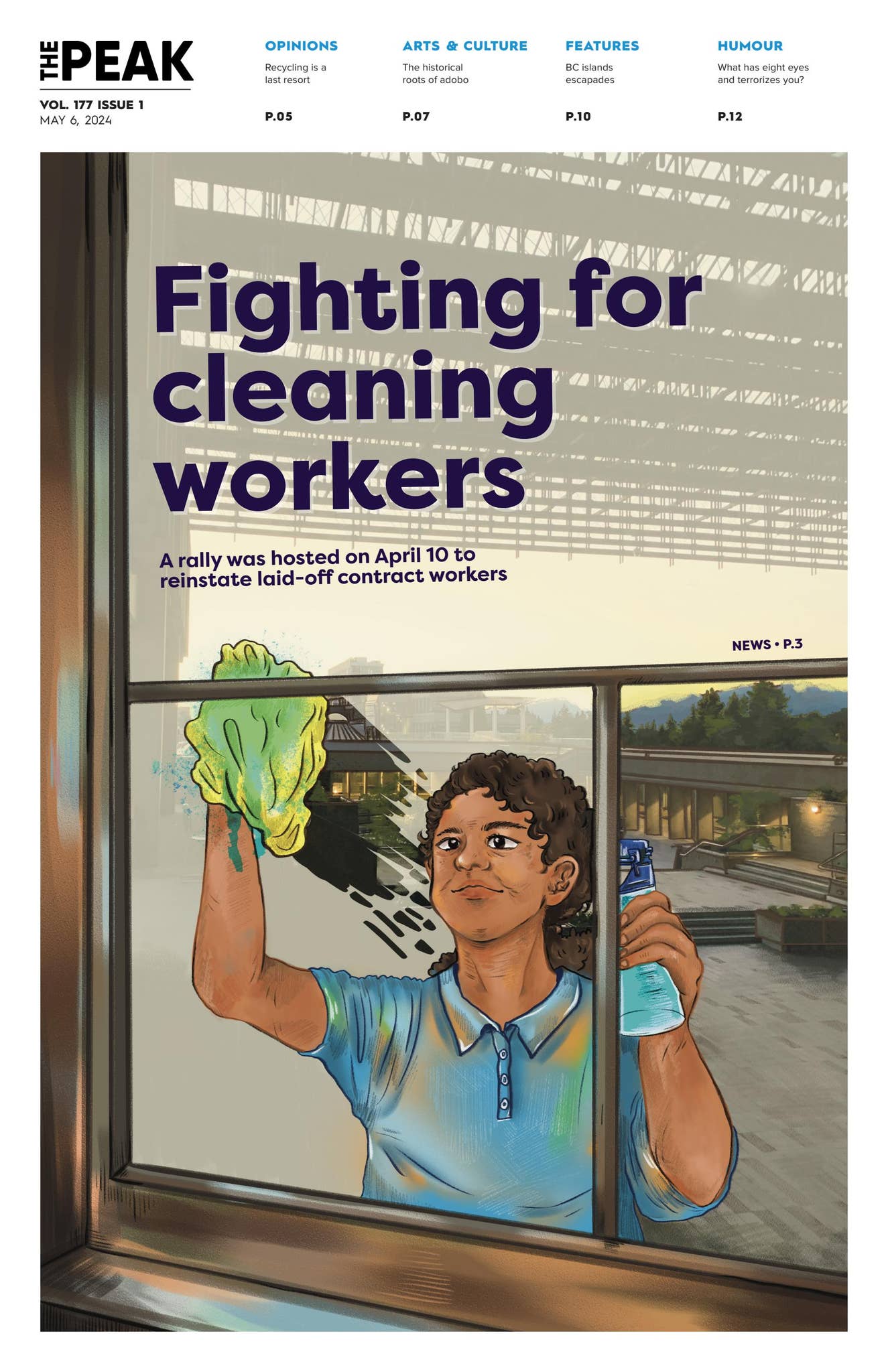 Fighting for cleaning workers by The Peak - Issuu