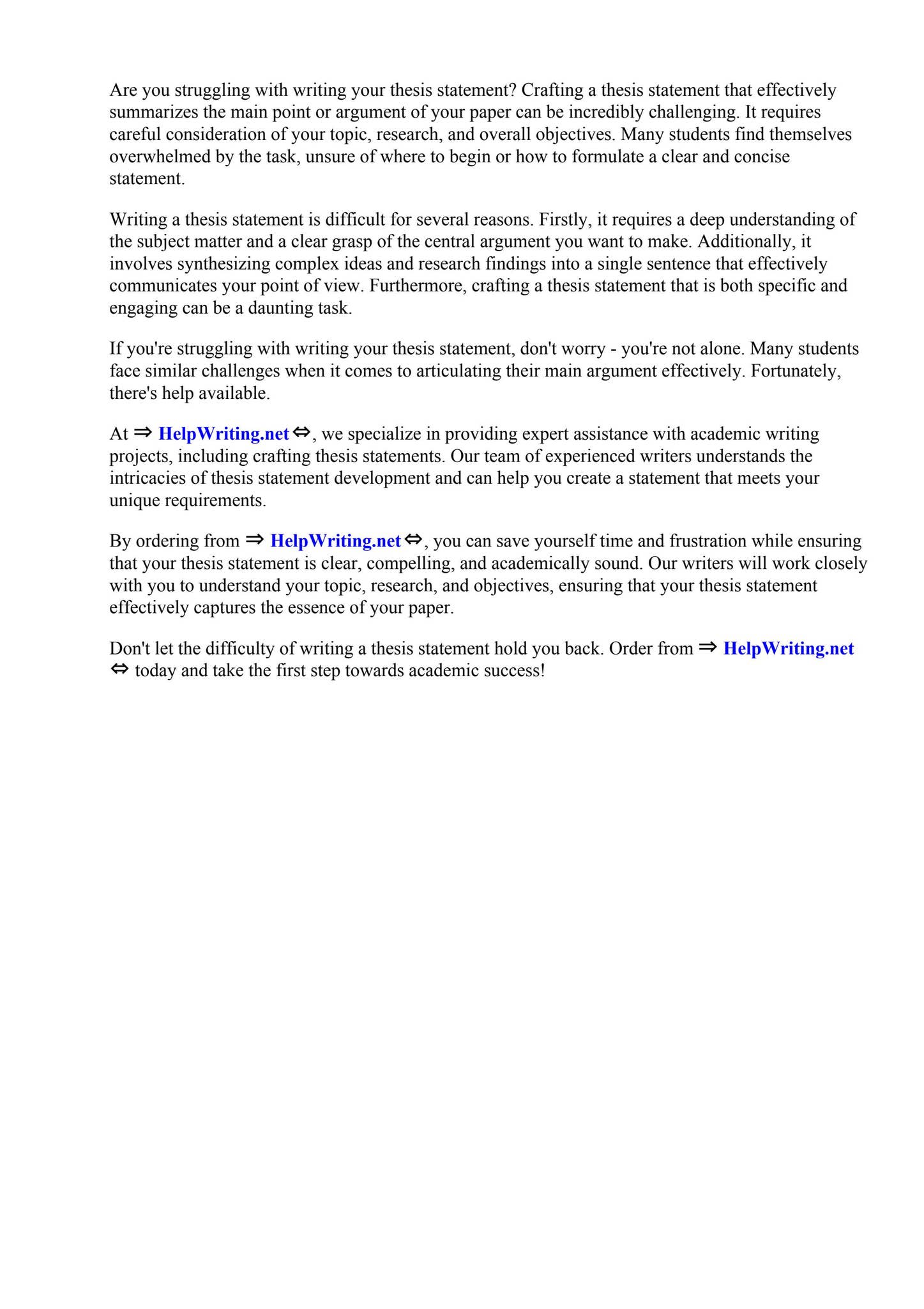 Best Thesis Statement Ever by Point Loma Nazarene University - Issuu