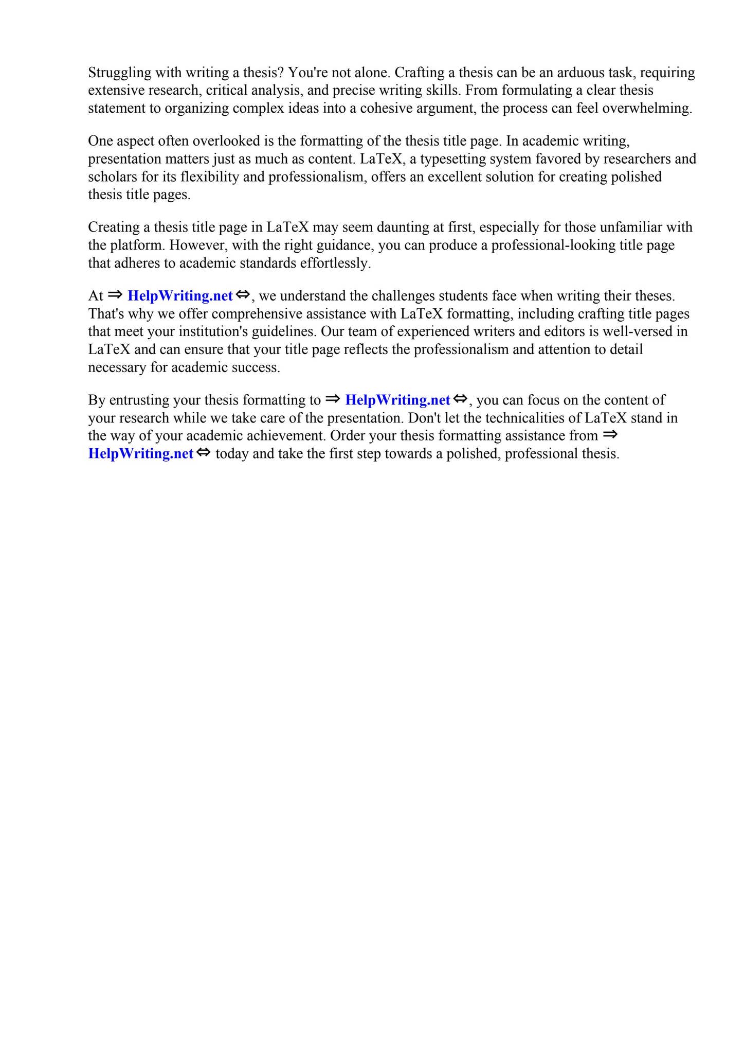 How To Make A Thesis Title Page In Latex by Concordia University Texas - Issuu