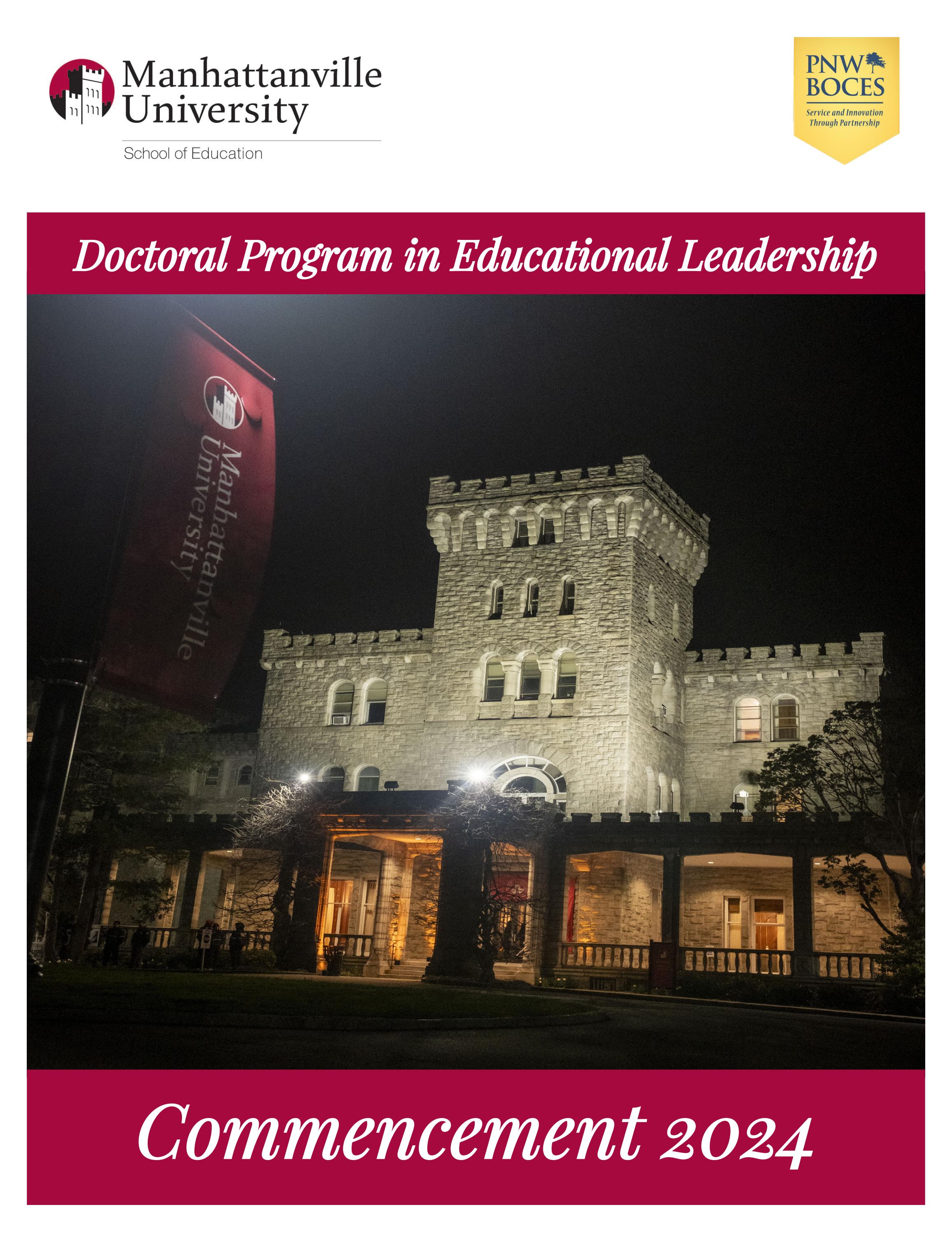 Manhattanville University Doctoral Program in Educational Leadership ...