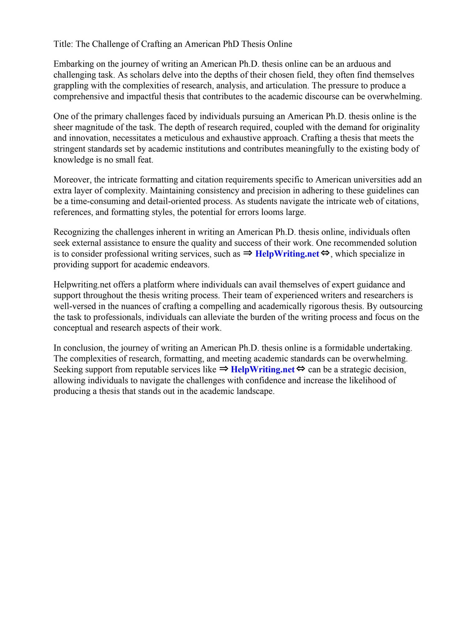 American Phd Thesis Online by Xavier University - Issuu