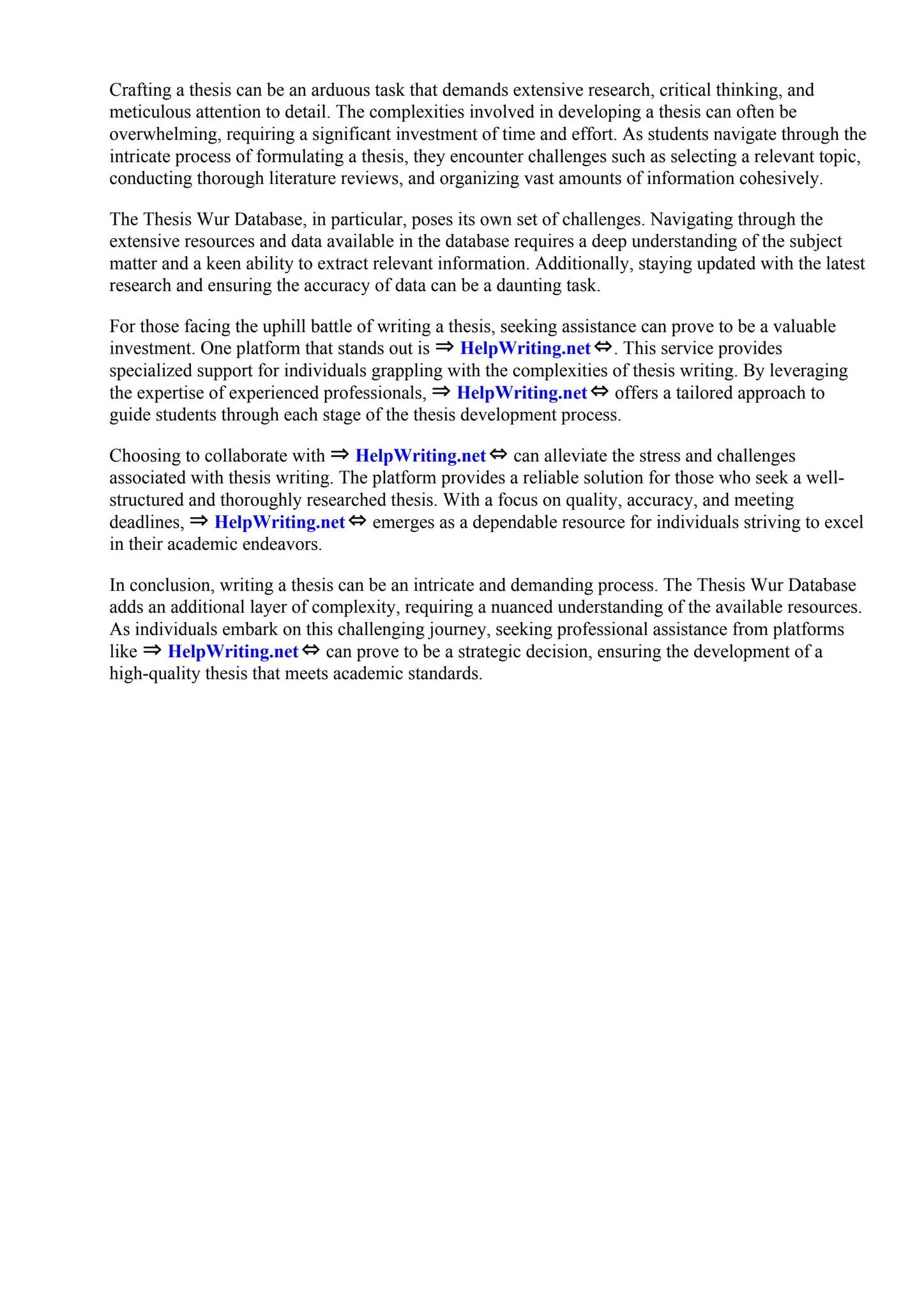 Thesis Wur Database by College of Lake County - Issuu