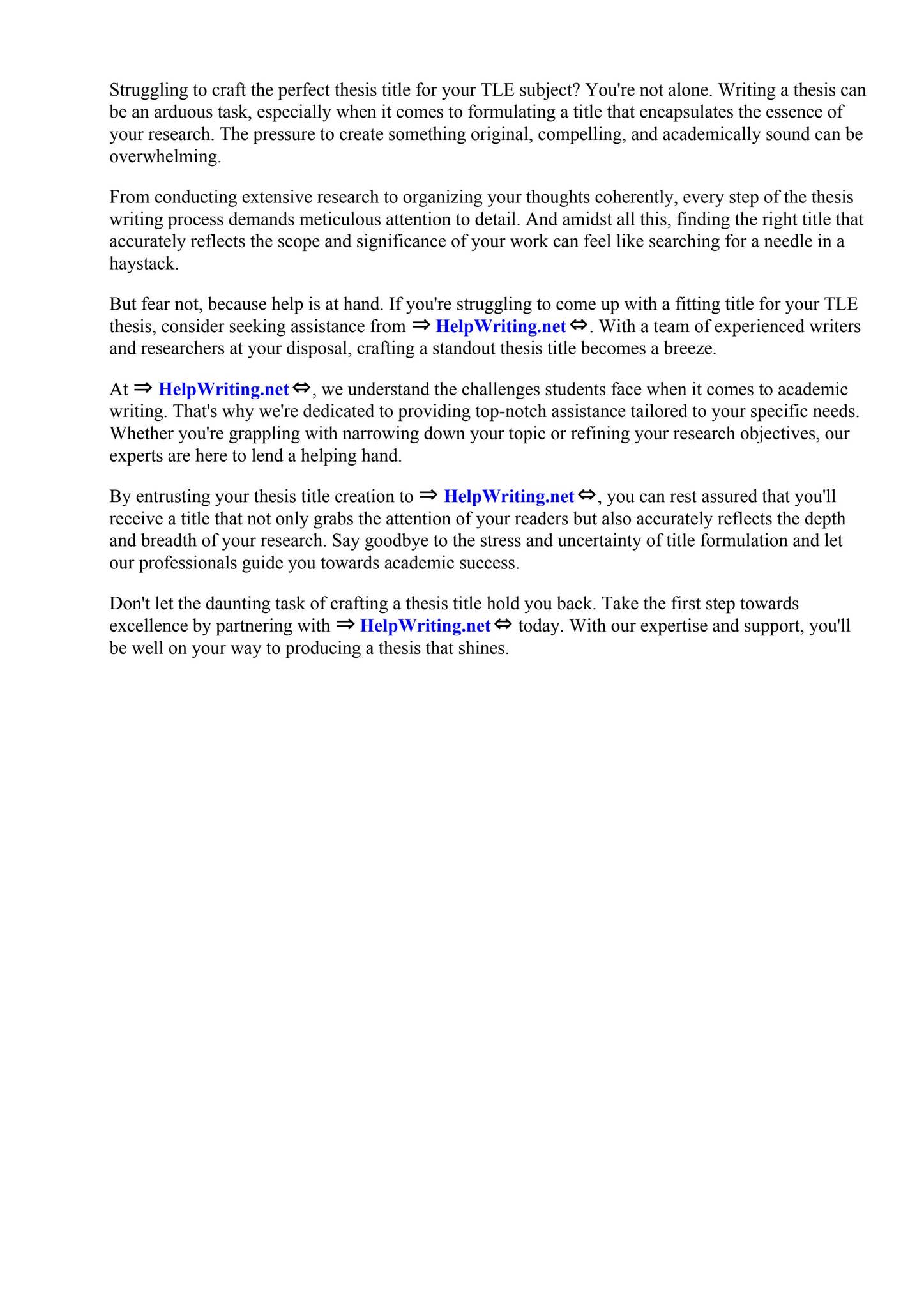 Thesis Title For Tle Subject by Everest College - Issuu