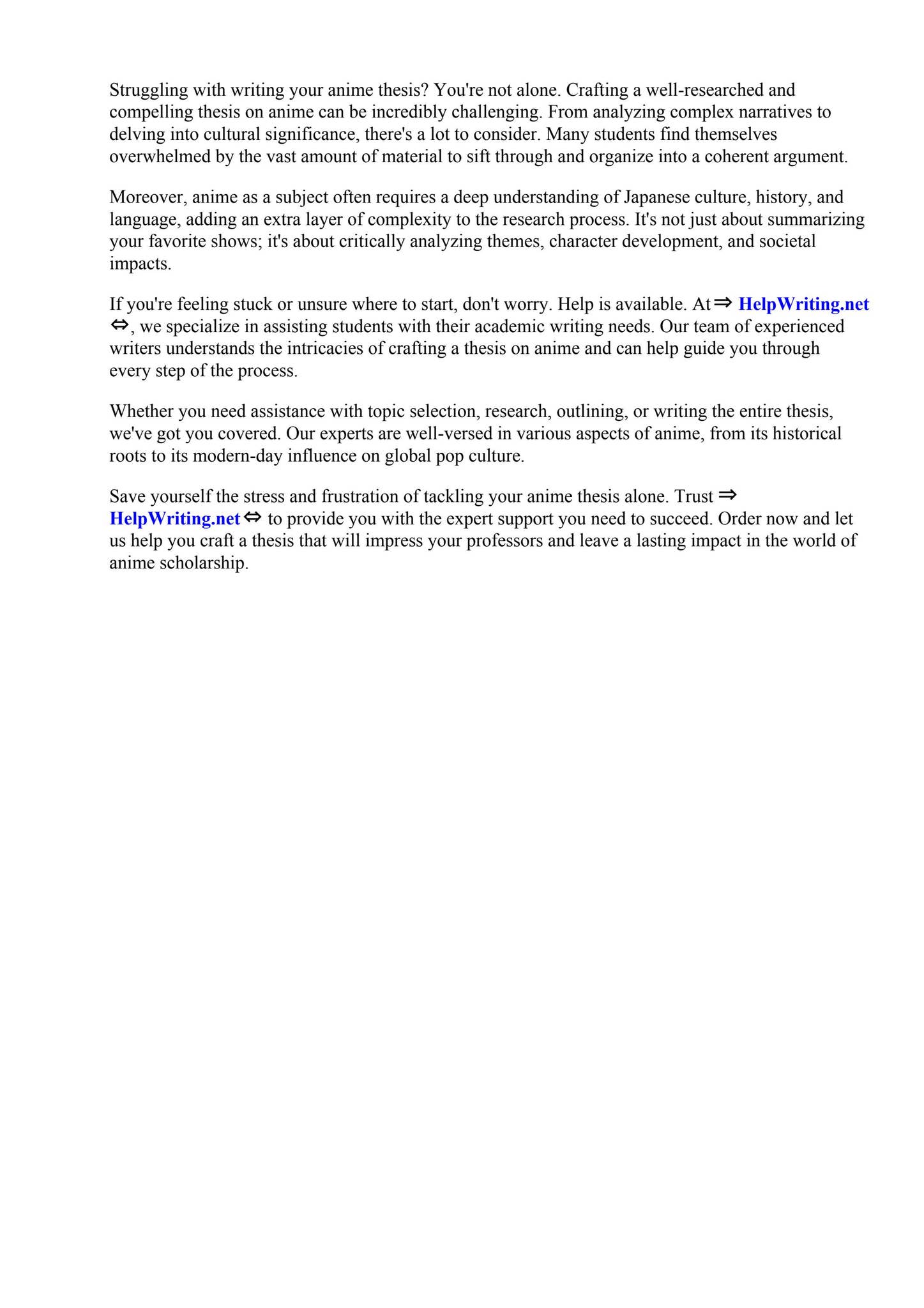 Anime Thesis Statement by Cloud County Community College - Issuu