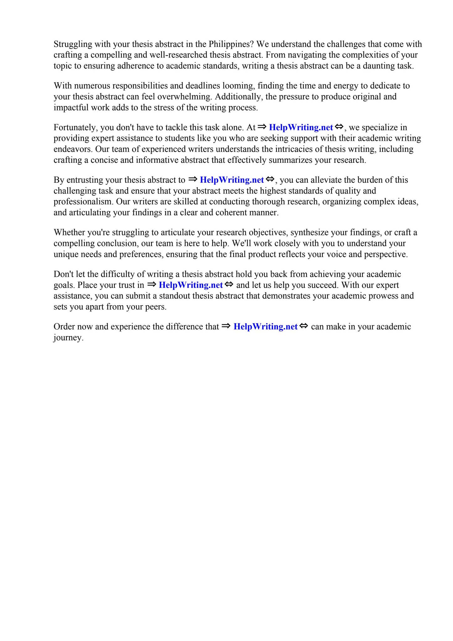 Sample Thesis Abstract In The Philippines by Grace School of Theology ...