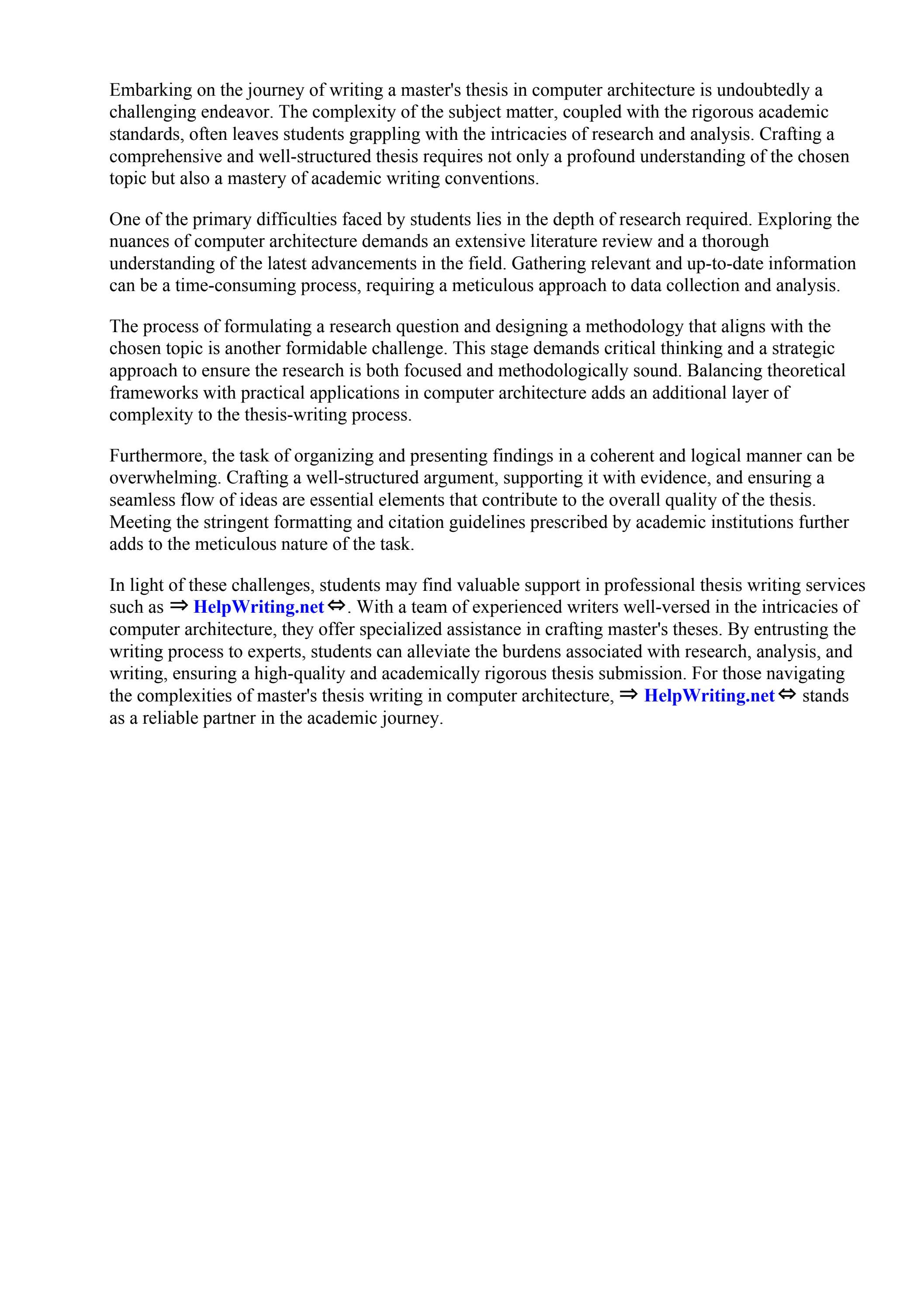 Master Thesis Computer Architecture by Fort Valley State University - Issuu