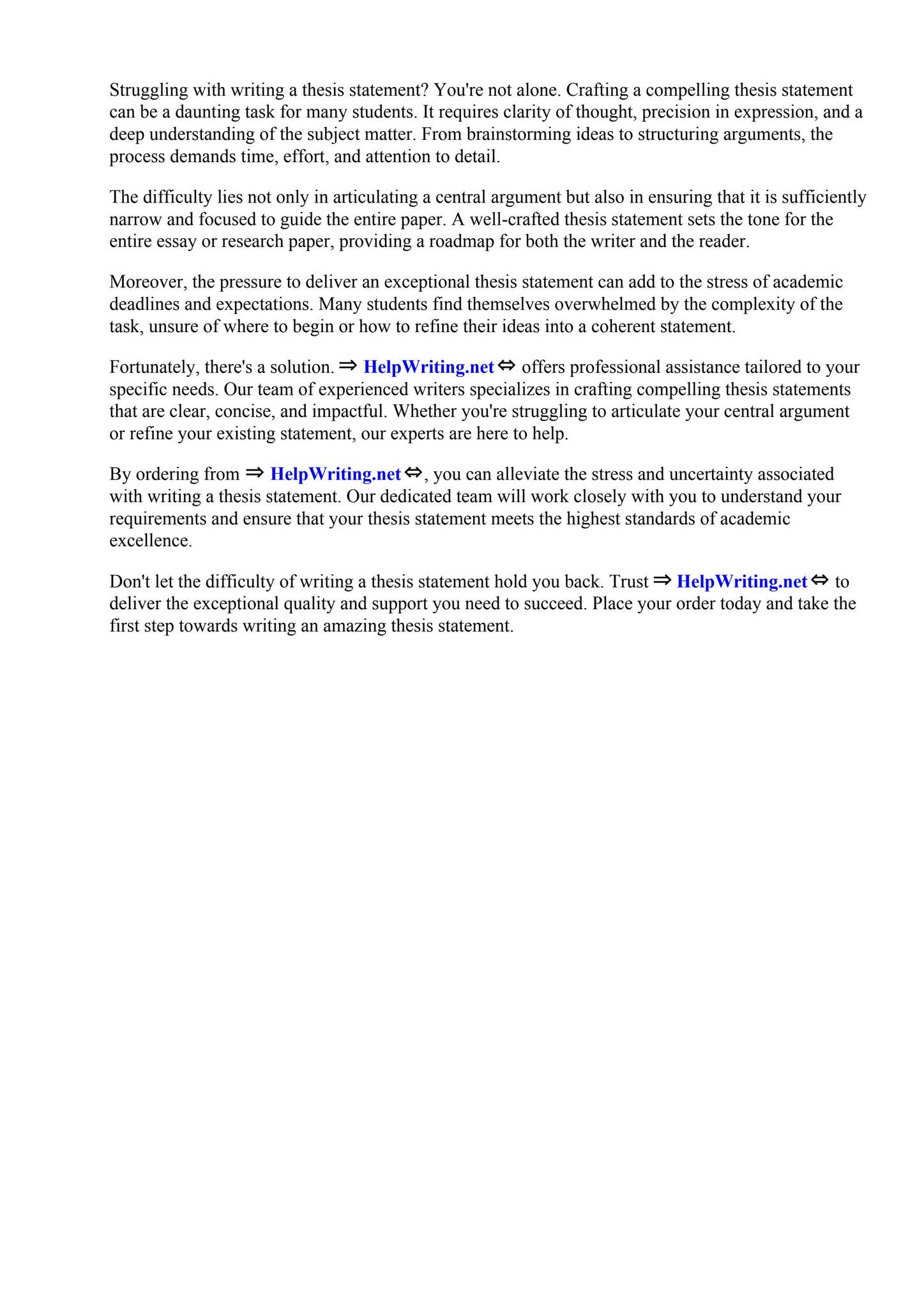 Writing An Amazing Thesis Statement by Northwest Missouri State ...