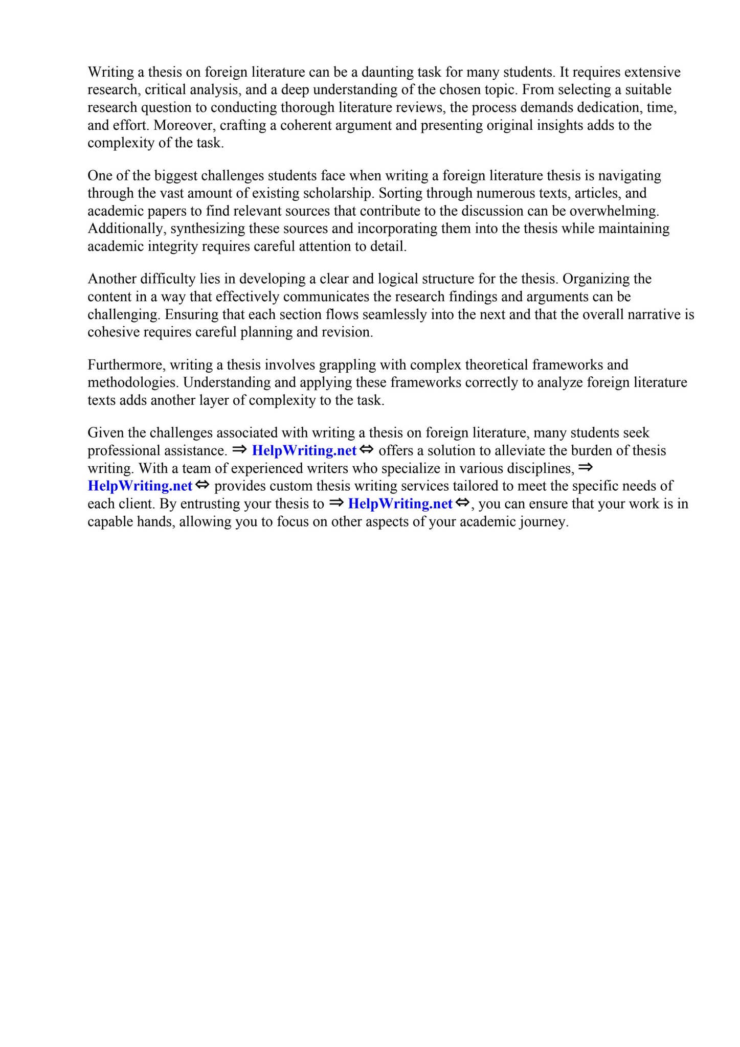 Foreign Literature Thesis Definition by Centralia College - Issuu