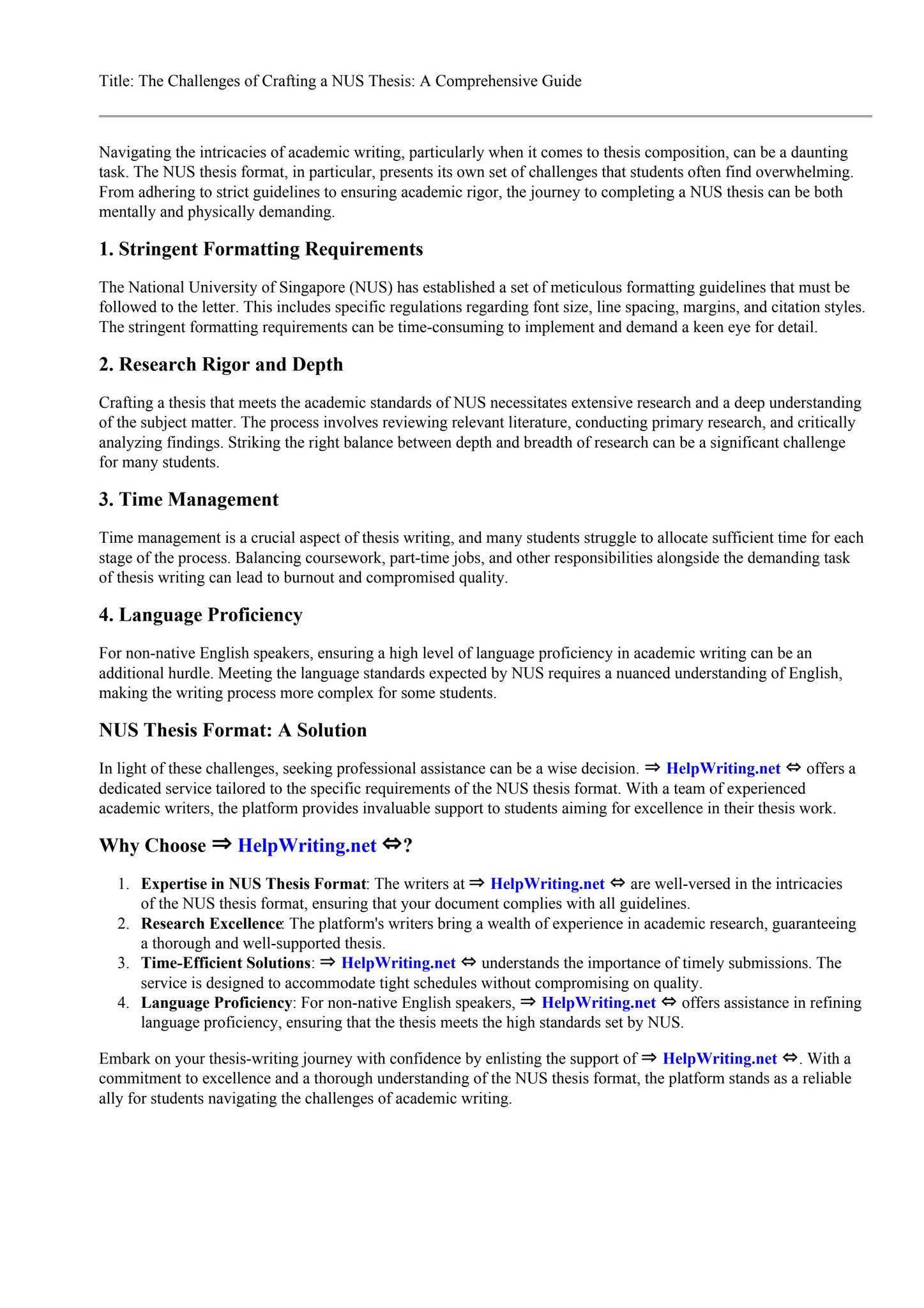 Nus Thesis Format by The University of Tennessee - Issuu
