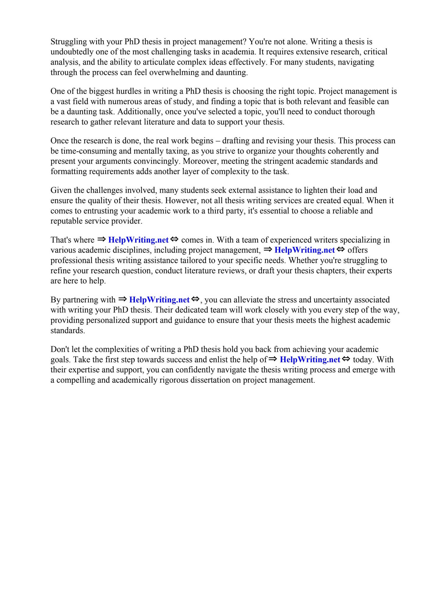 Phd Thesis Topics In Project Management by United Theological Seminary ...