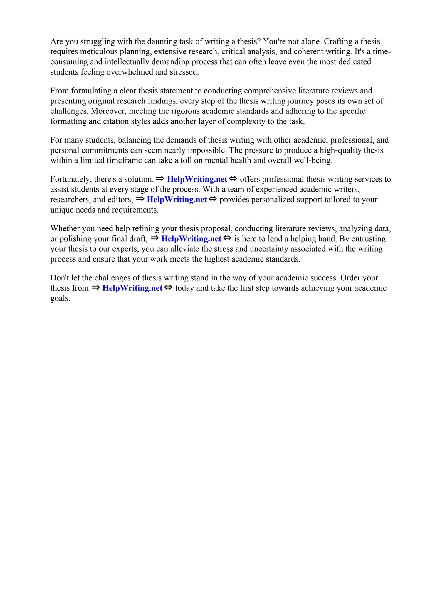 Thesis Justification Sample by Wartburg College - Issuu