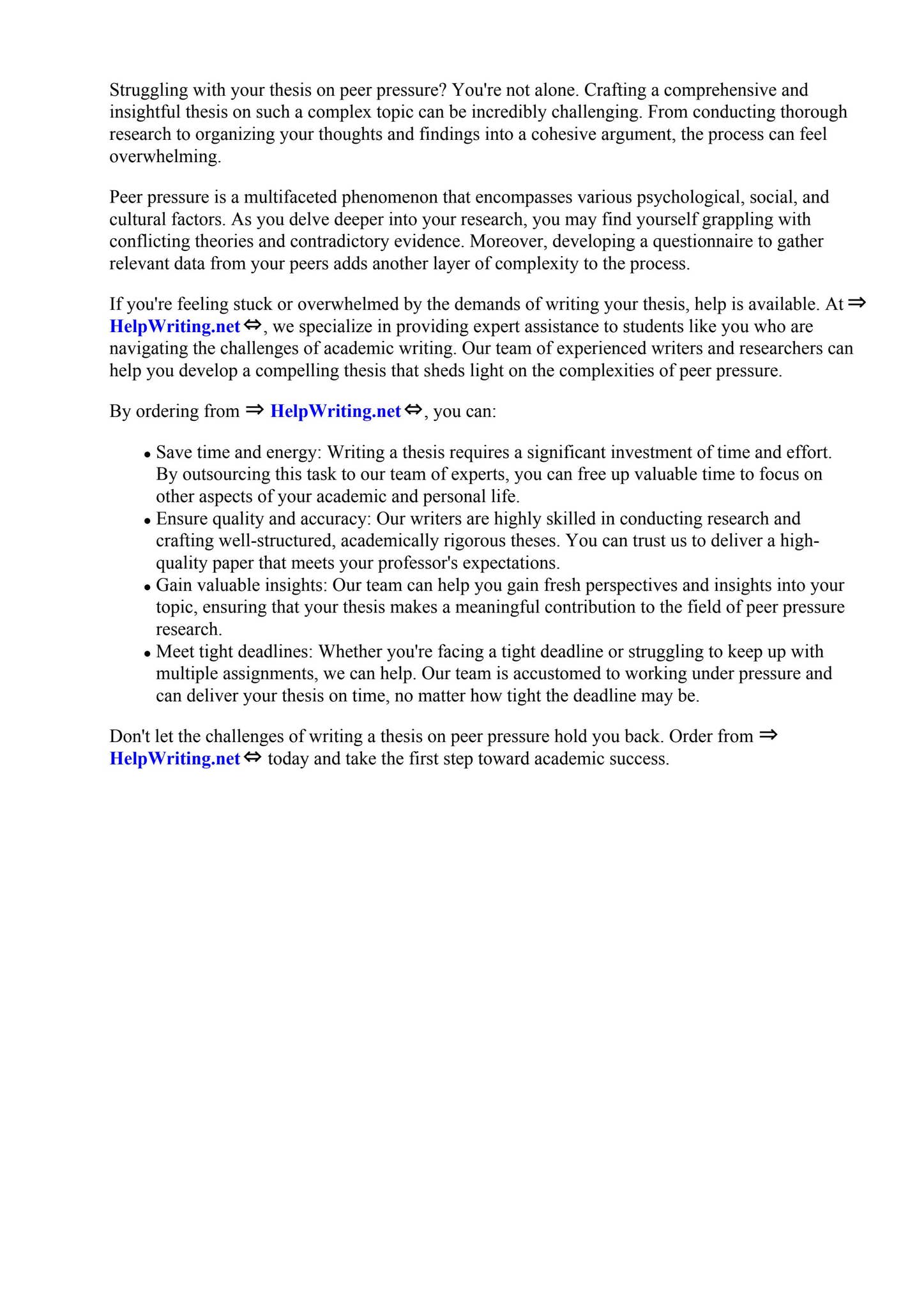 Thesis Questionnaire About Peer Pressure by Mt. San Antonio College - Issuu