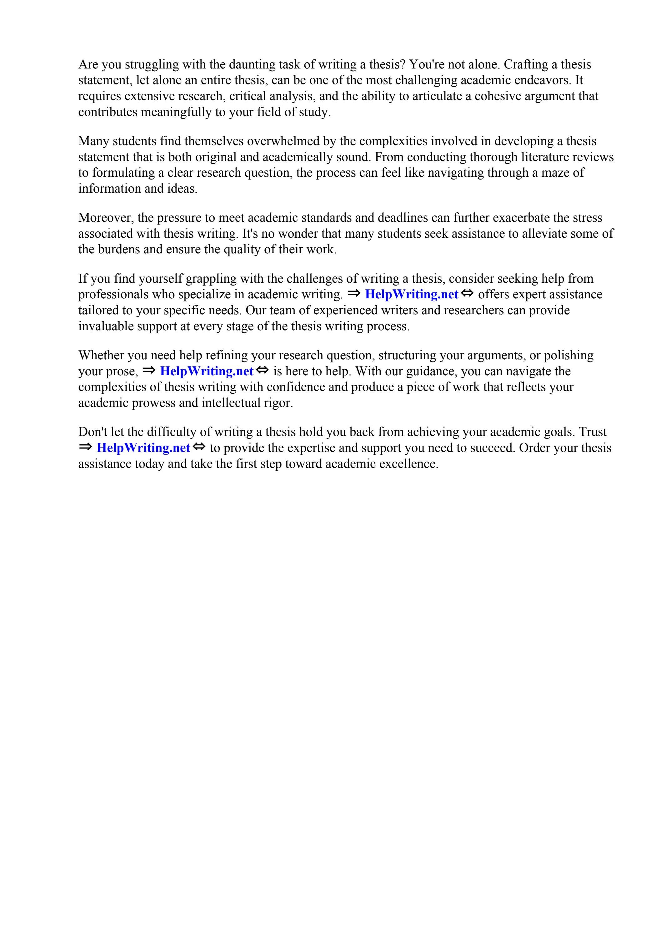 Plural Of Thesis Statement by Marietta College - Issuu