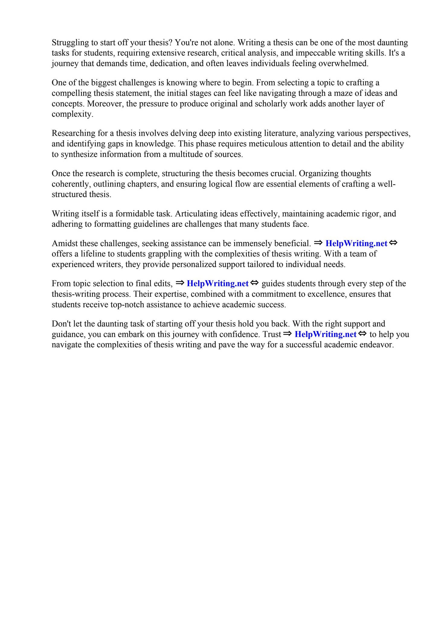 How To Start Off A Thesis by Sandhills Community College - Issuu