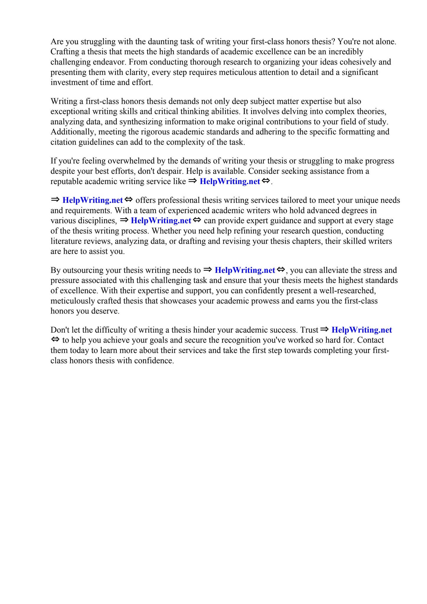 First Class Honours Thesis Example by Faith Baptist Bible College and ...