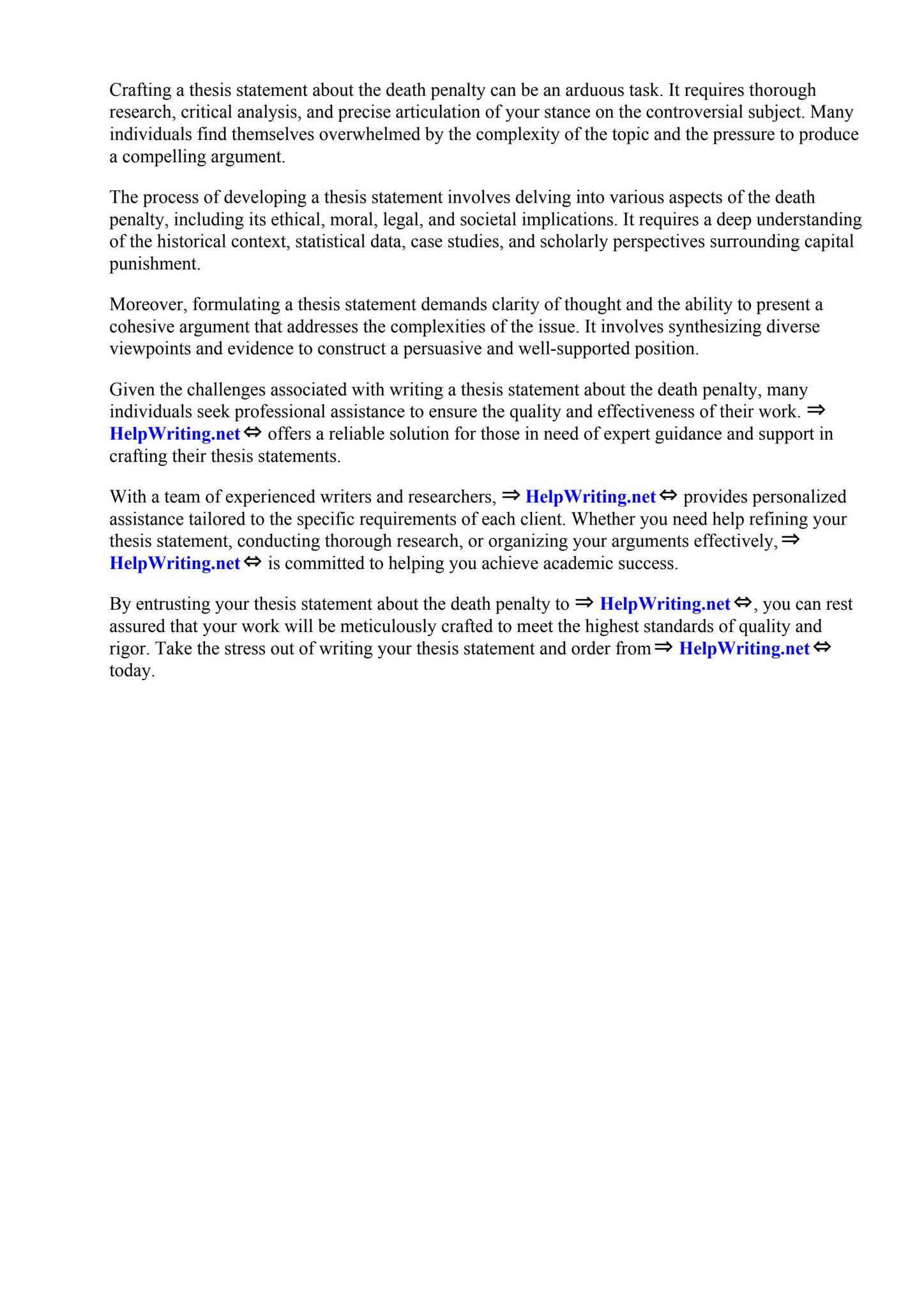 Thesis Statement About Death Penalty by Averett University - Issuu